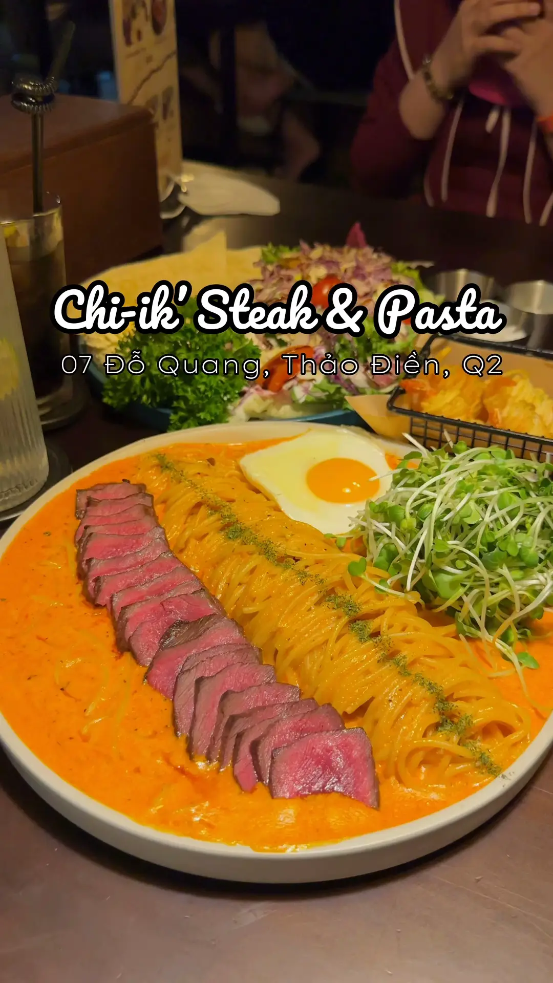 CHIIK STEAK & PASTA - hẹn hò khu Thảo Điền | Video do Tớ là Cá đăng ...