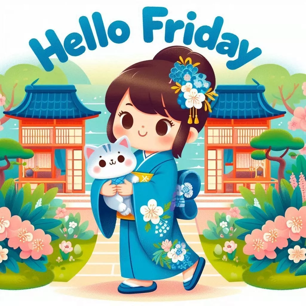แจกภาพการ์ตูนญี่ปุ่น 💙💙Hello friday | แกลเลอรีที่โพสต์โดย sukanya ...