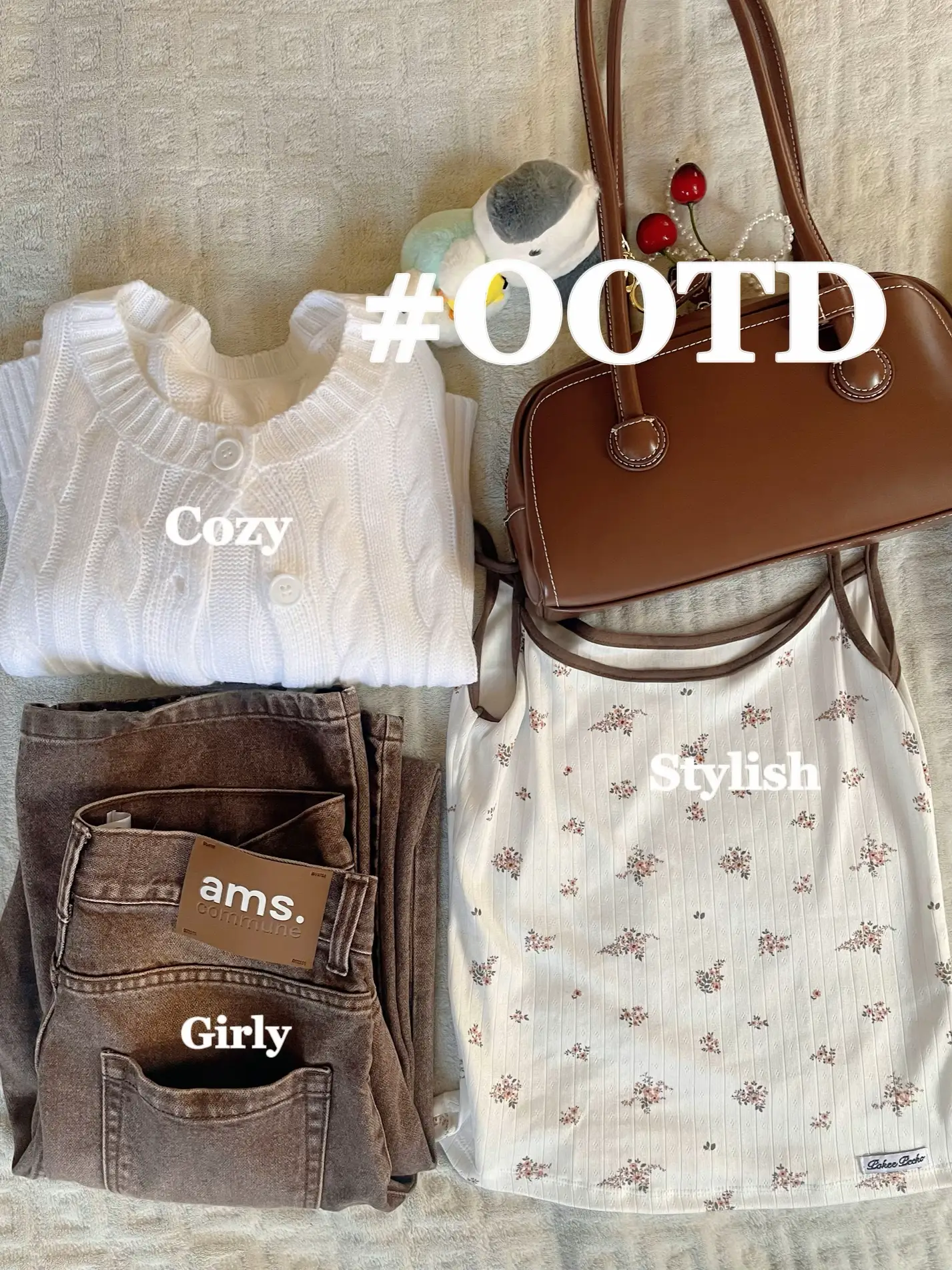 ootd ep.42|ไอเดียแต่งตัวโทนสีน้ำตาลmocha🤎🐻🍂 | แกลเลอรีที่โพสต์โดย ...