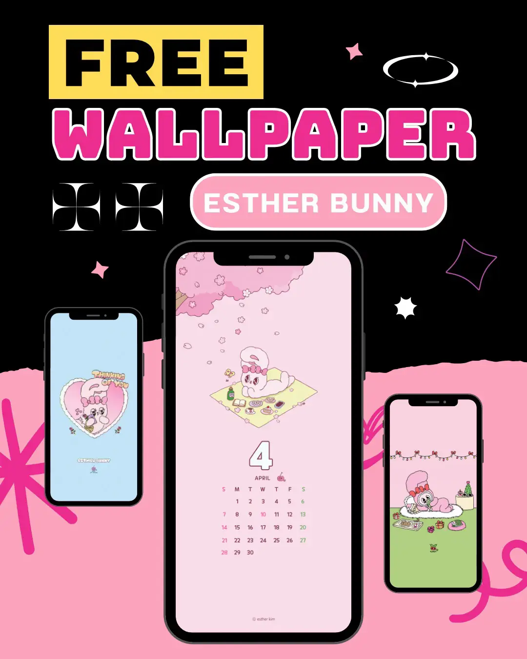 Wallpaper Esther Bunny - การค้นหาใน Lemon8