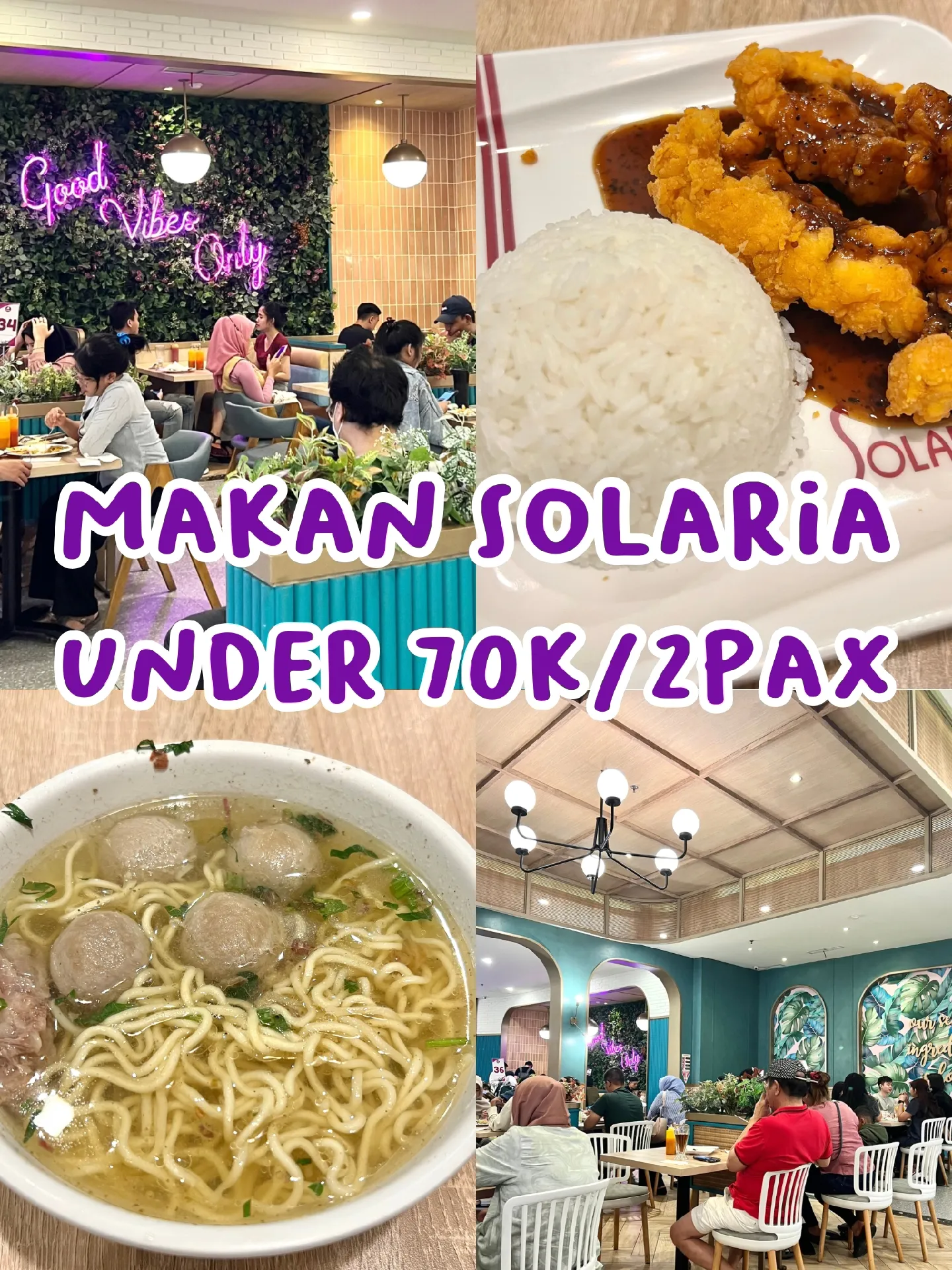 PELAJAR WAJIB TAU! CARA MAKAN HEMAT DI SOLARIA INI | Galeri disiarkan ...