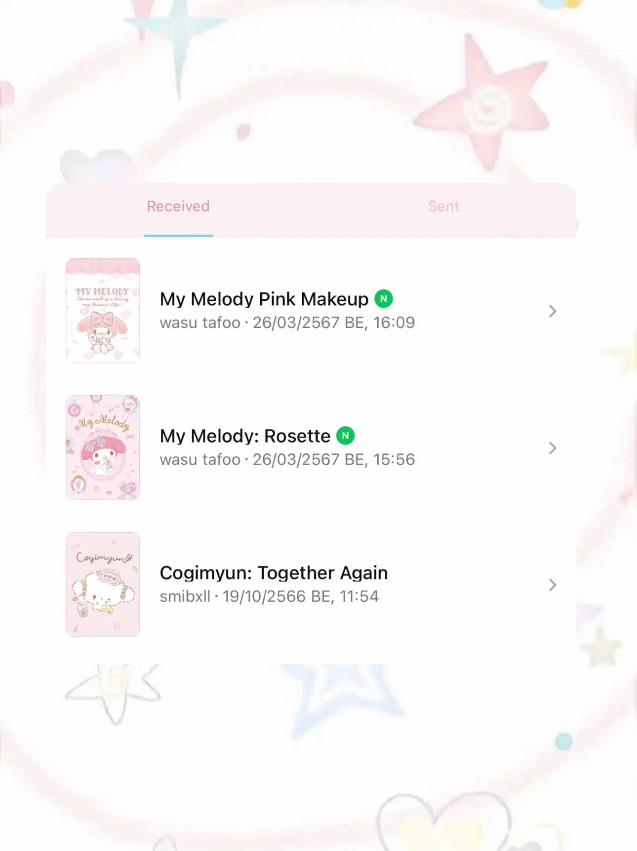 ป้ายยา ธีมไลน์สายหวาน 🎀 ไปตำด่วนนน 🍥🌷 | แกลเลอรีที่โพสต์โดย ᪤𓈒 meowmatcha | Lemon8