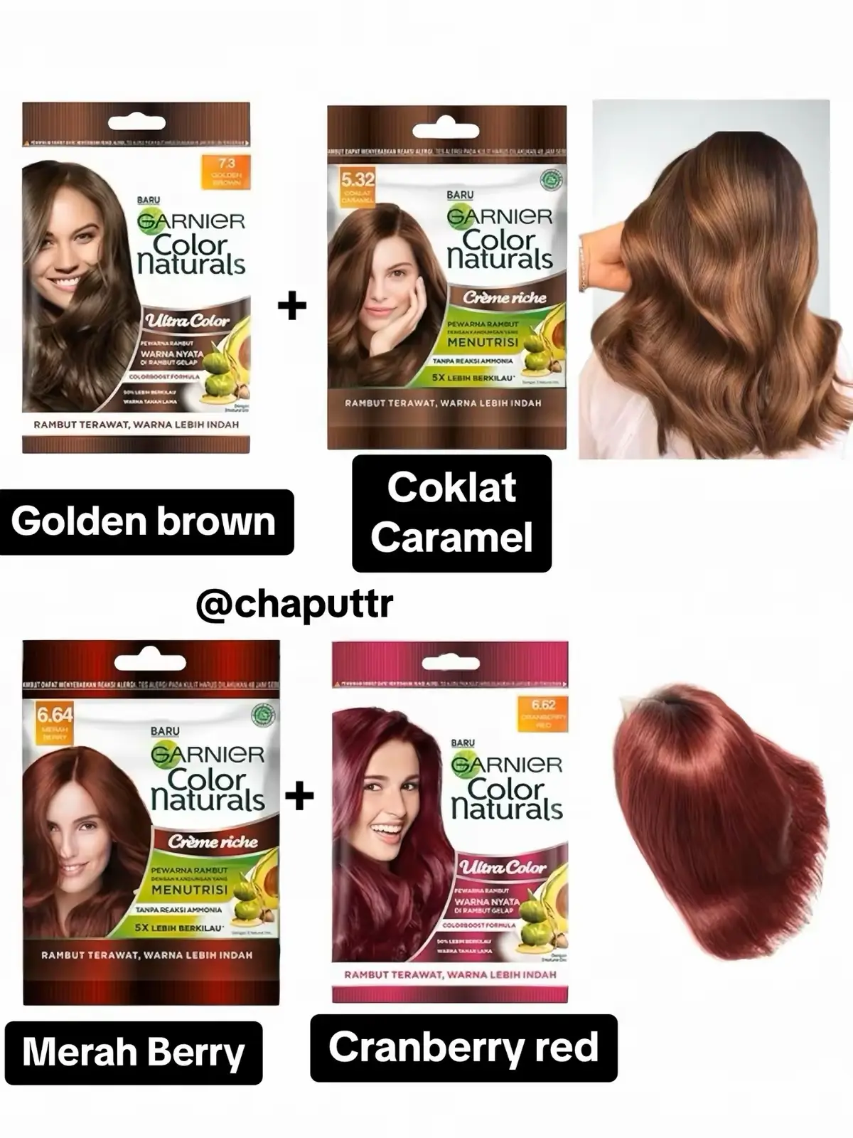REKOMENDASI HAIR COLOUR EDISI PAKE GARNIER | Galeri diposting oleh ...