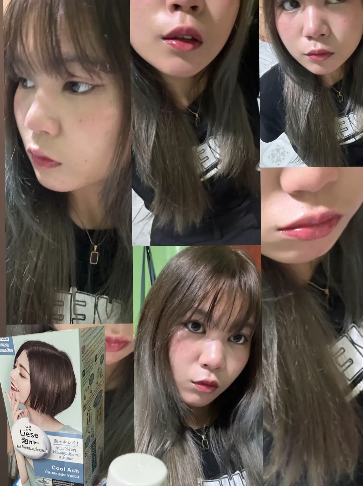🩶สีผมเหลือบเทา COOL ASH🩶 | แกลเลอรีที่โพสต์โดย Hello_iamsweety | Lemon8