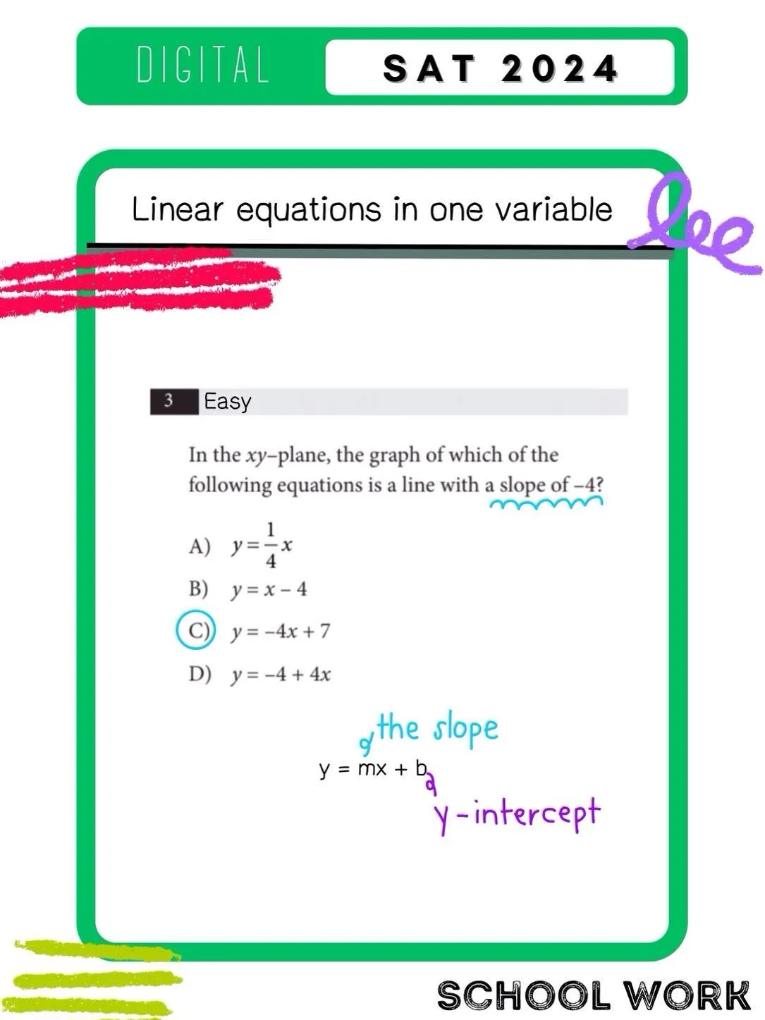Mastering Linear Equations on the Digital SAT 2024 | แกลเลอรีที่โพสต์ ...