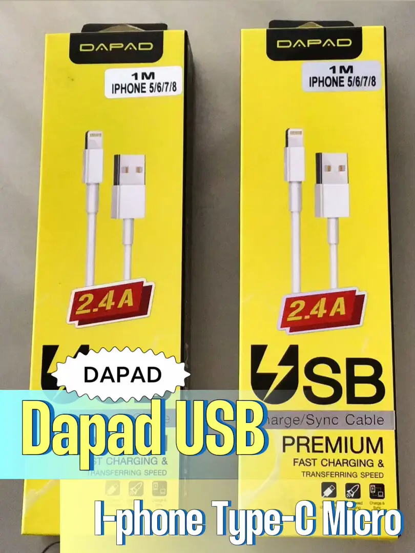 Dapad USB สำหรับ I-phone Type-C Micro #micro #iphone | วิดีโอที่เผยแพร่โดย Luna LED | Lemon8