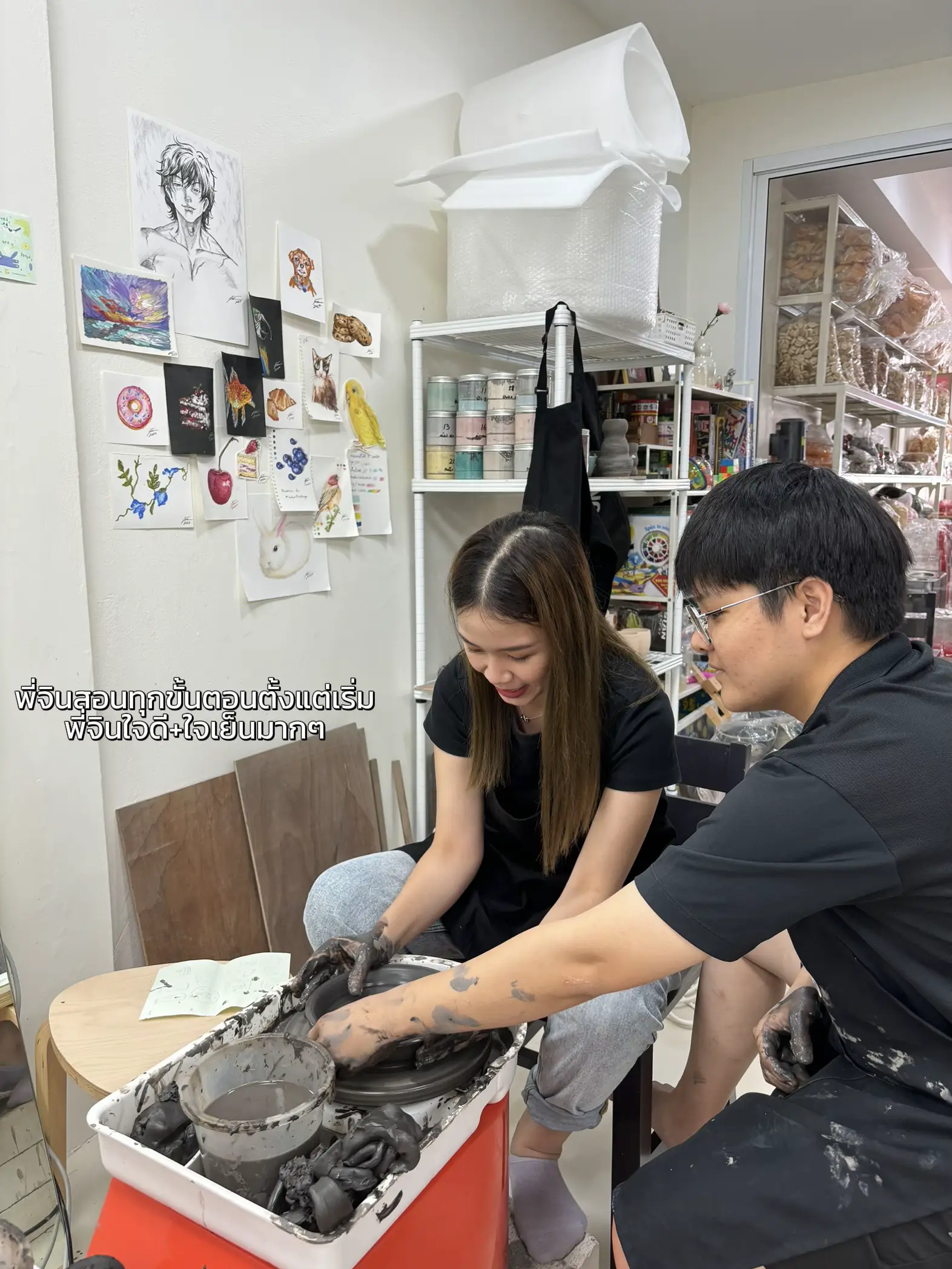 รีวิวการปั้นเซรามิกครั้งแรก 🎨 | แกลเลอรีที่โพสต์โดย NICHA :-) | Lemon8