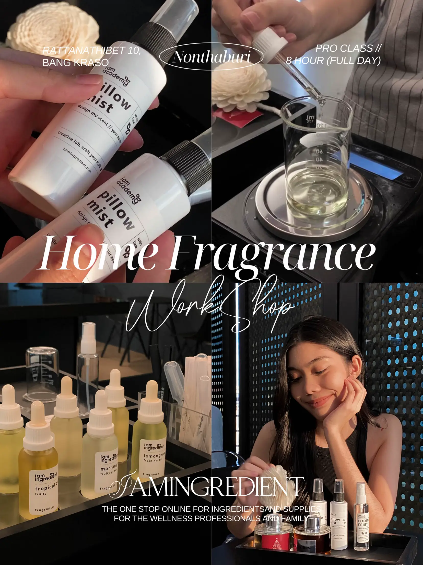 ไปทำ home fragrace workshop กันน 🌸💖 | แกลเลอรีที่โพสต์โดย Nivarin.kt | Lemon8