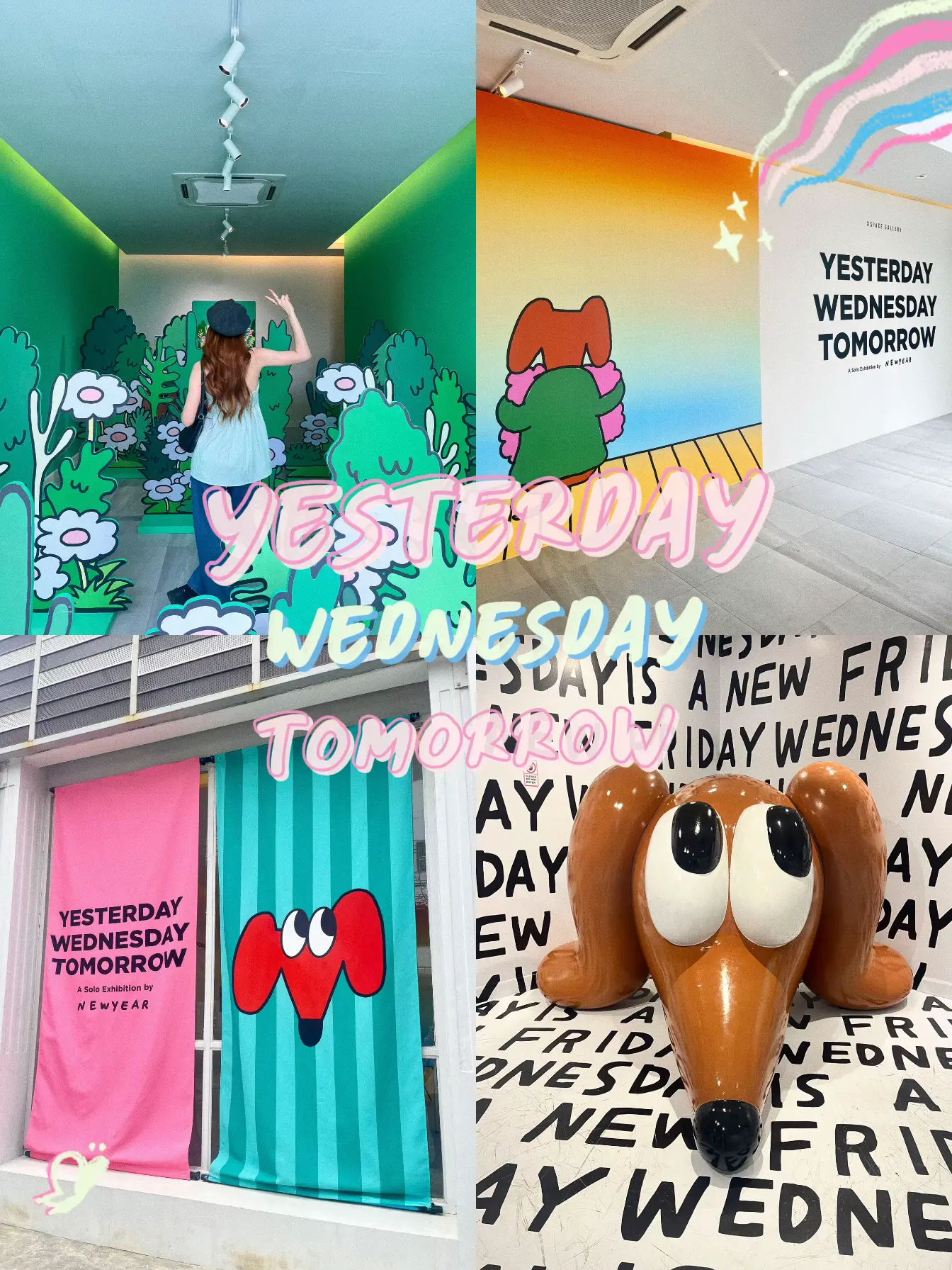 YESTERDAY WEDNESDAY TOMORROW So cute 🎨 | แกลเลอรีที่โพสต์โดย Double ...