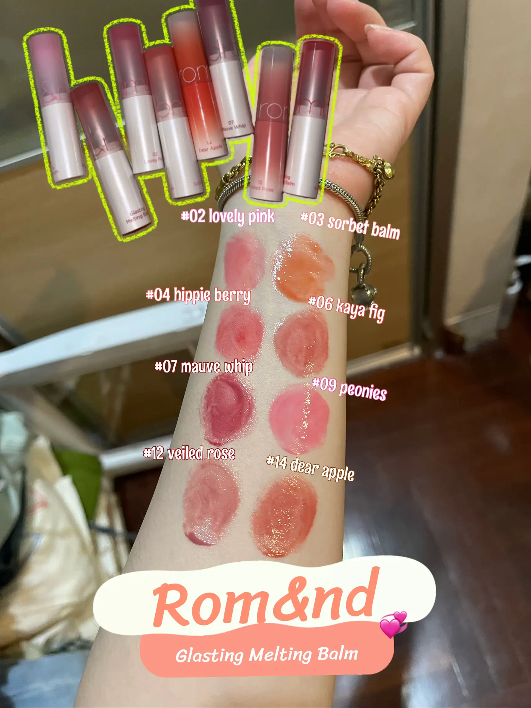 Rom&nd 💖 Glasting Melting Balm | แกลเลอรีที่โพสต์โดย Giftsuper | Lemon8