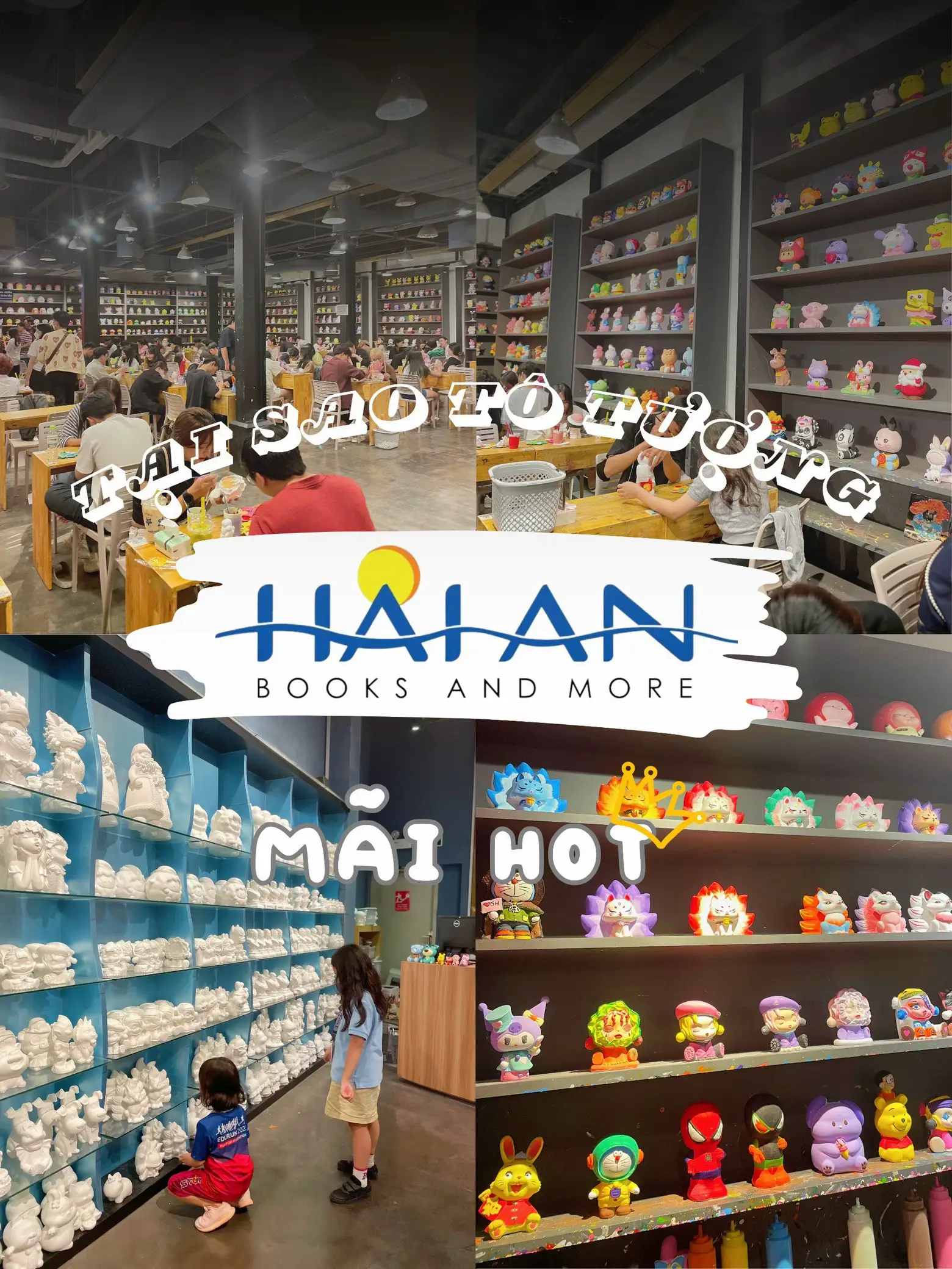 Tại sao tô tượng tại nhà sách Hải An vẫn hot đến h | Bộ sưu tập do Nhi nhăm nhăm đăng | Lemon8