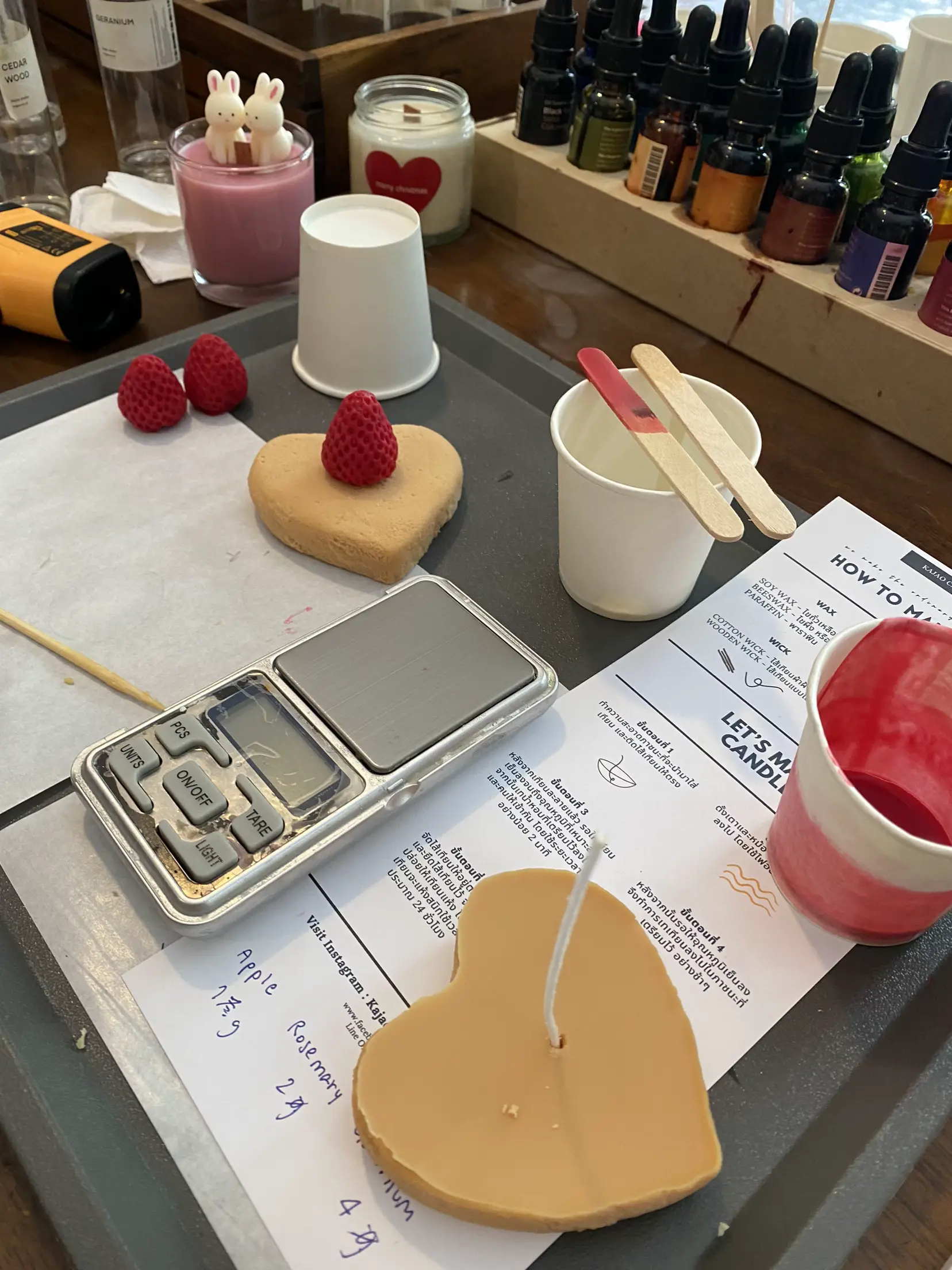 Workshop เทียนหอม at Kajao studio | แกลเลอรีที่โพสต์โดย RINNI💖 | Lemon8