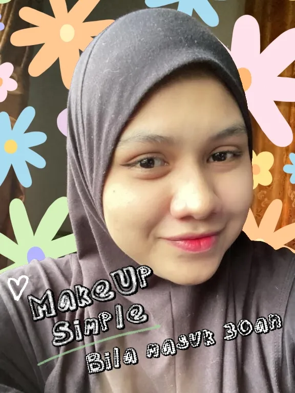SIMPLE MAKEUP FOR MAK MAK 30AN 💗 | Galeri disiarkan oleh Nor Alya | Lemon8