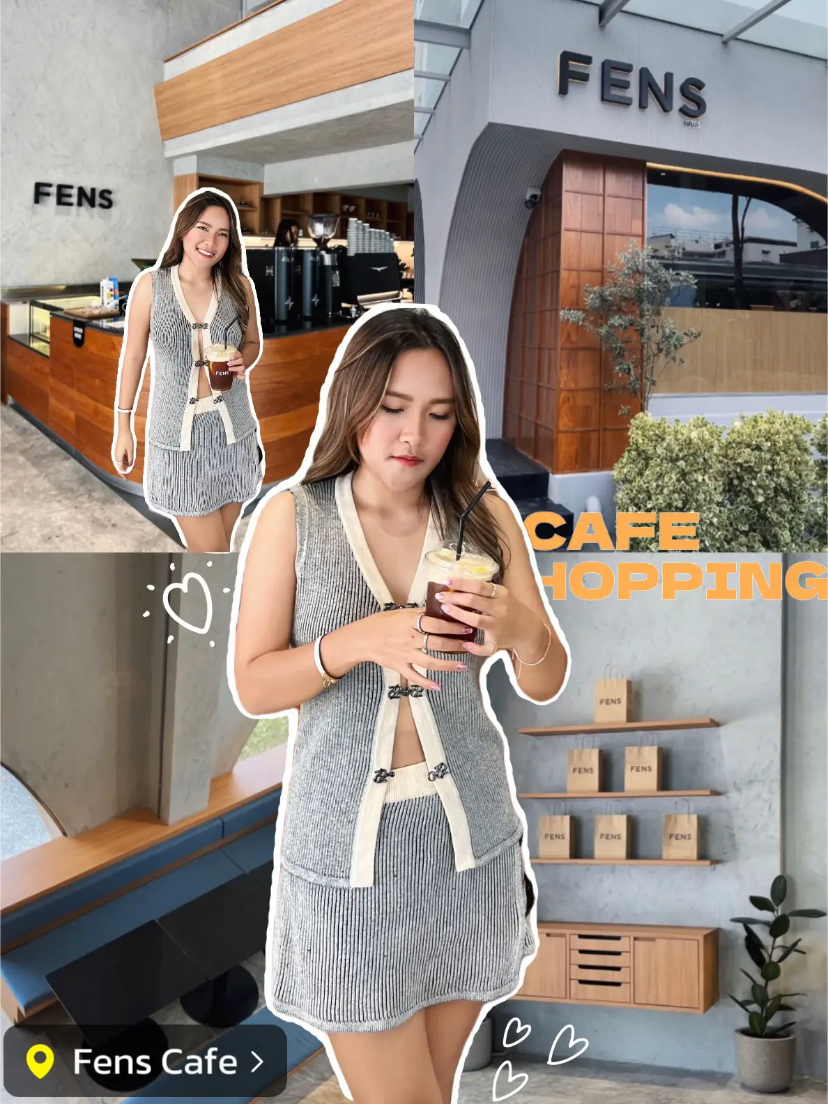 📍FENS Cafe ☕️🤎 คาเฟ่สุดฮิตย่านศรีนครินทร์🤩 | แกลเลอรีที่โพสต์โดย ...