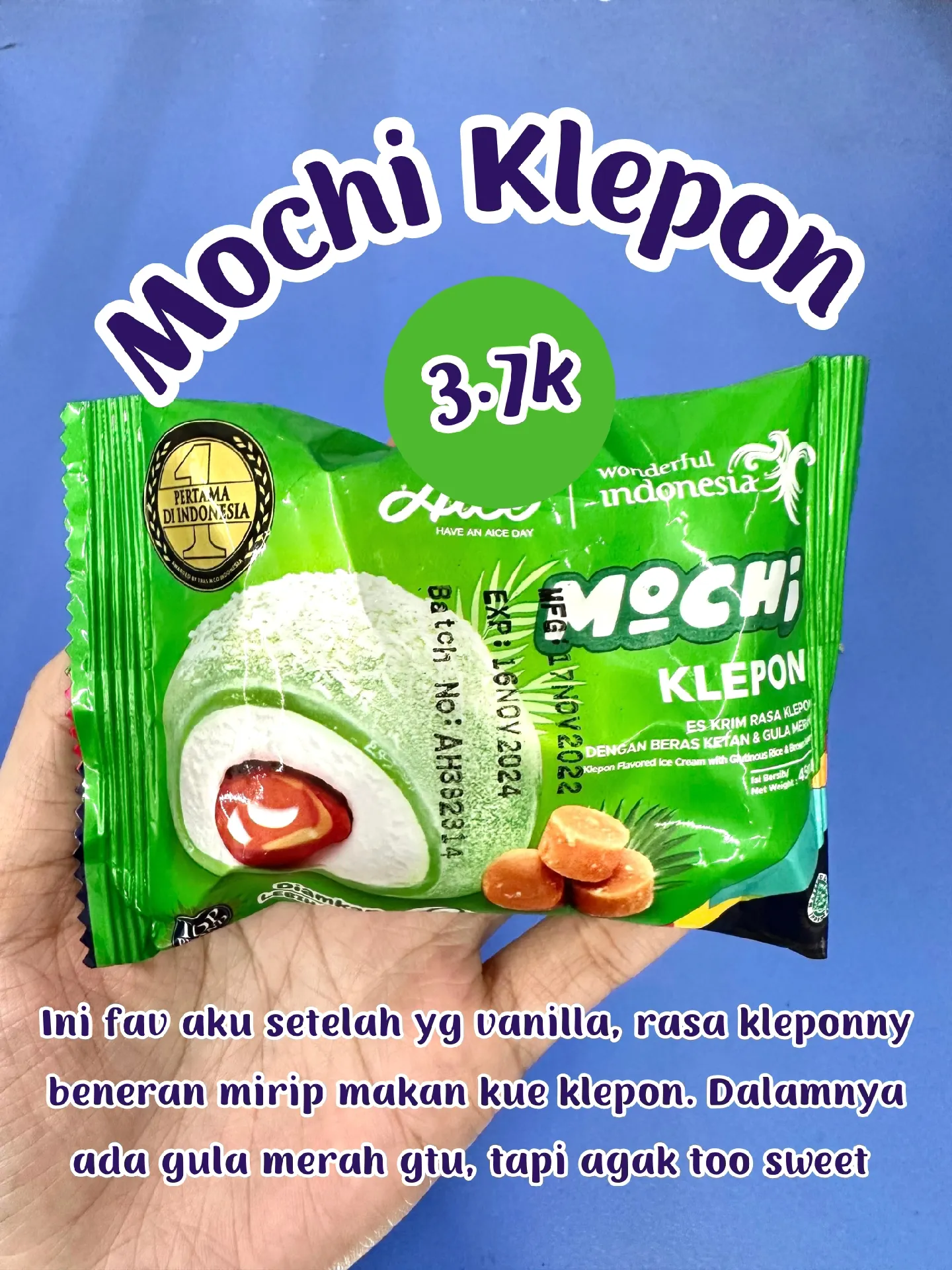 COBAIN ES KRIM AICE MOCHI RASA UNIK INI!😍 | Galeri disiarkan oleh Eat ...