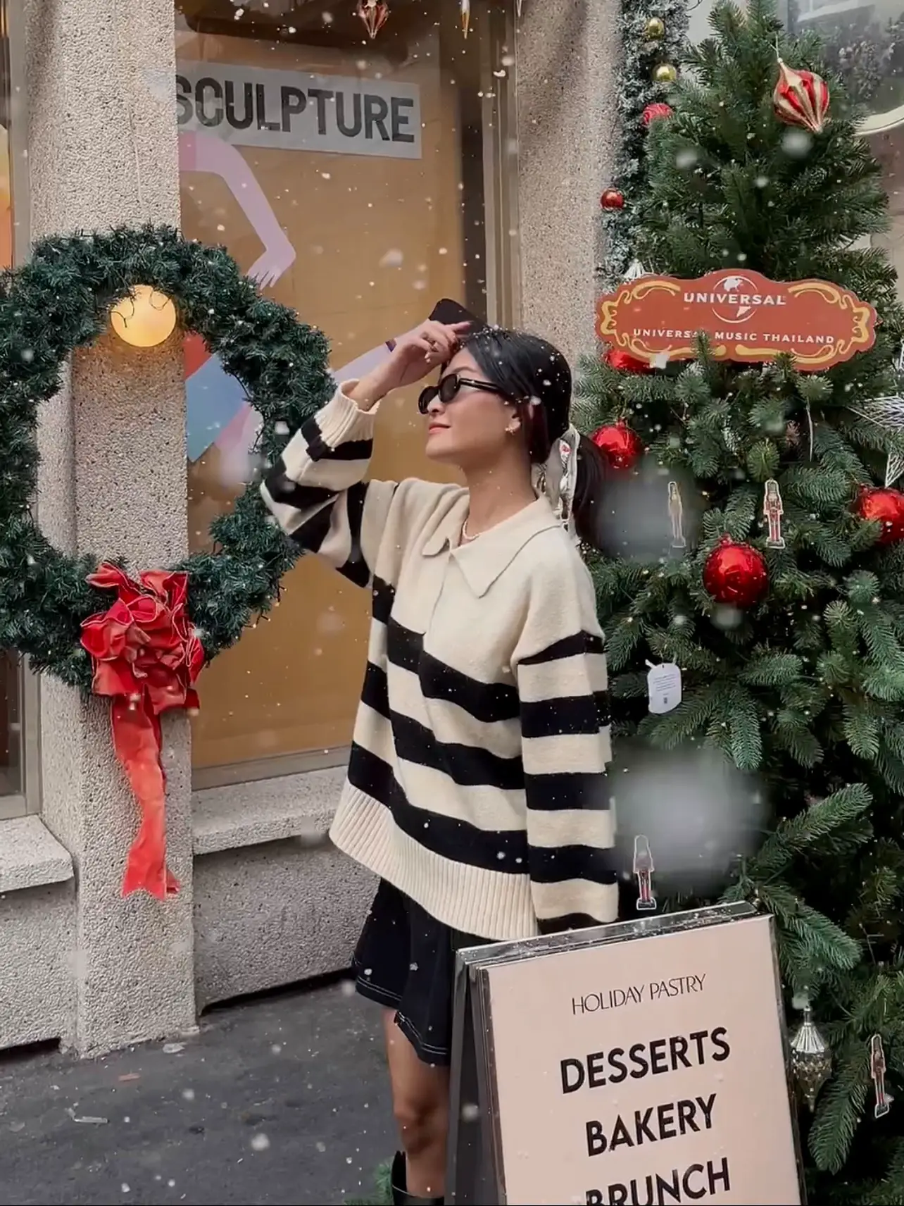 ปักหมุดพิกัดถ่ายรูปคริสต์มาส มีหิมะตกด้วยน่ารักมากก *｡ ☃️ 𓊘 ️ | แกลเลอรีที่โพสต์โดย Knottfdg ...