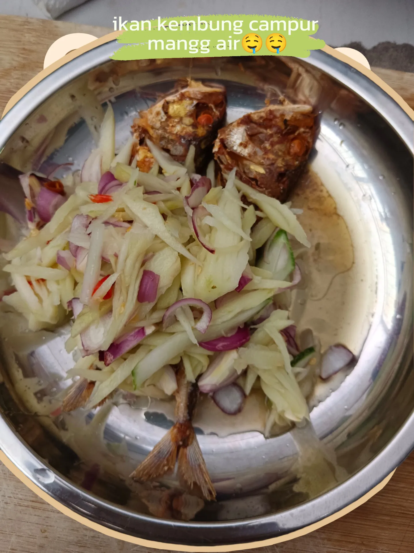 ikan kembung campur mangga 🤤🤤 | Galeri disiarkan oleh Effylewis96@ | Lemon8