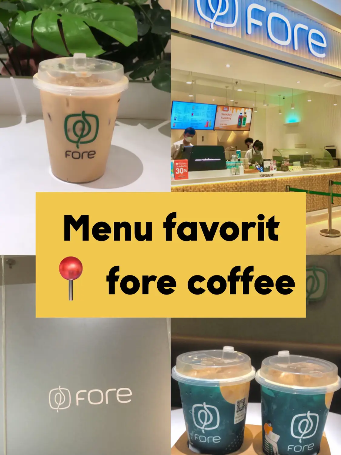 Menu yang wajib order di fore coffee | แกลเลอรีที่โพสต์โดย Anin | Lemon8