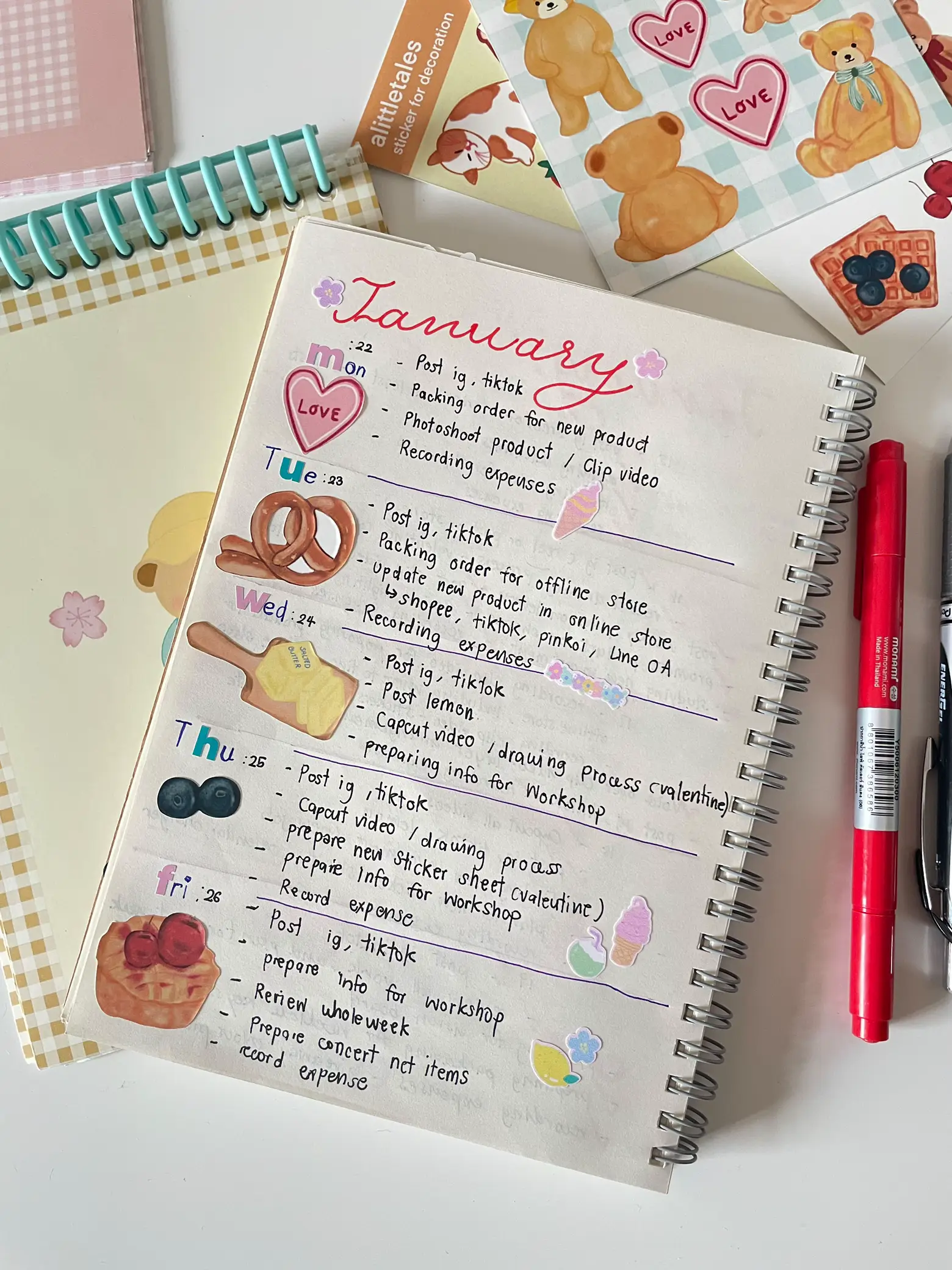 Week plan - การค้นหาใน Lemon8