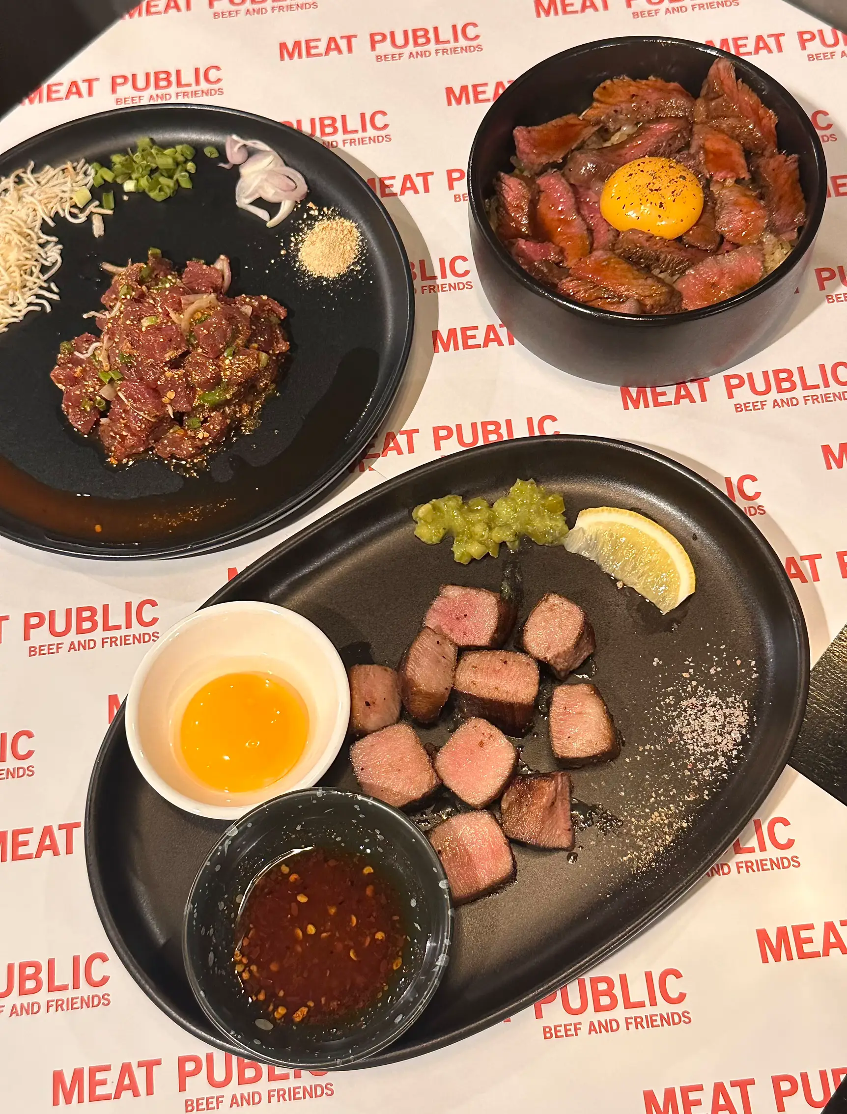 Meat Public 🥩🍴 Meat Face Rice Shop Opens New Ari Neighborhood | Gallery ...