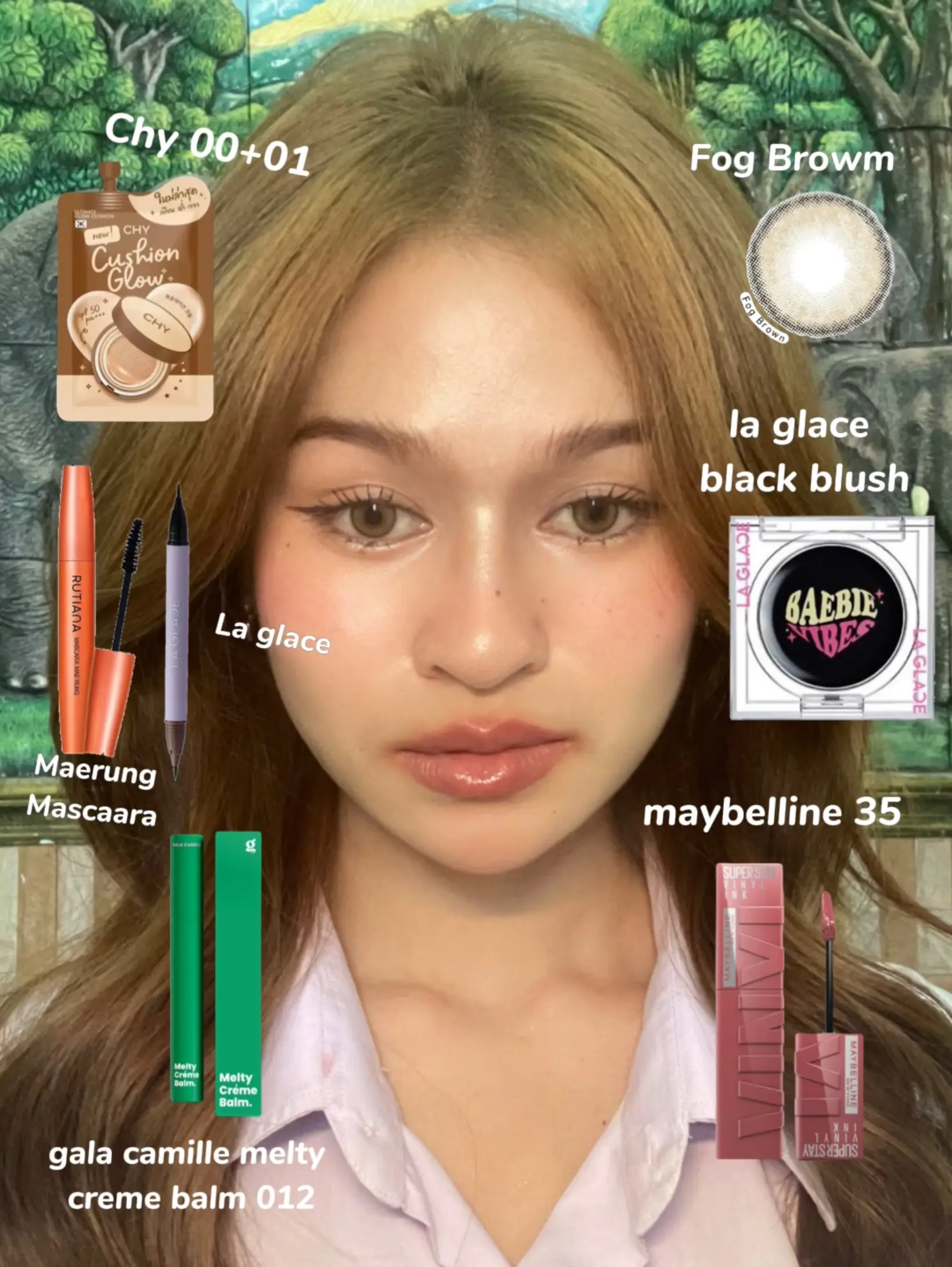 แต่งหน้าไปโรงเรียนกันค่าา | แกลเลอรีที่โพสต์โดย giineskhing | Lemon8