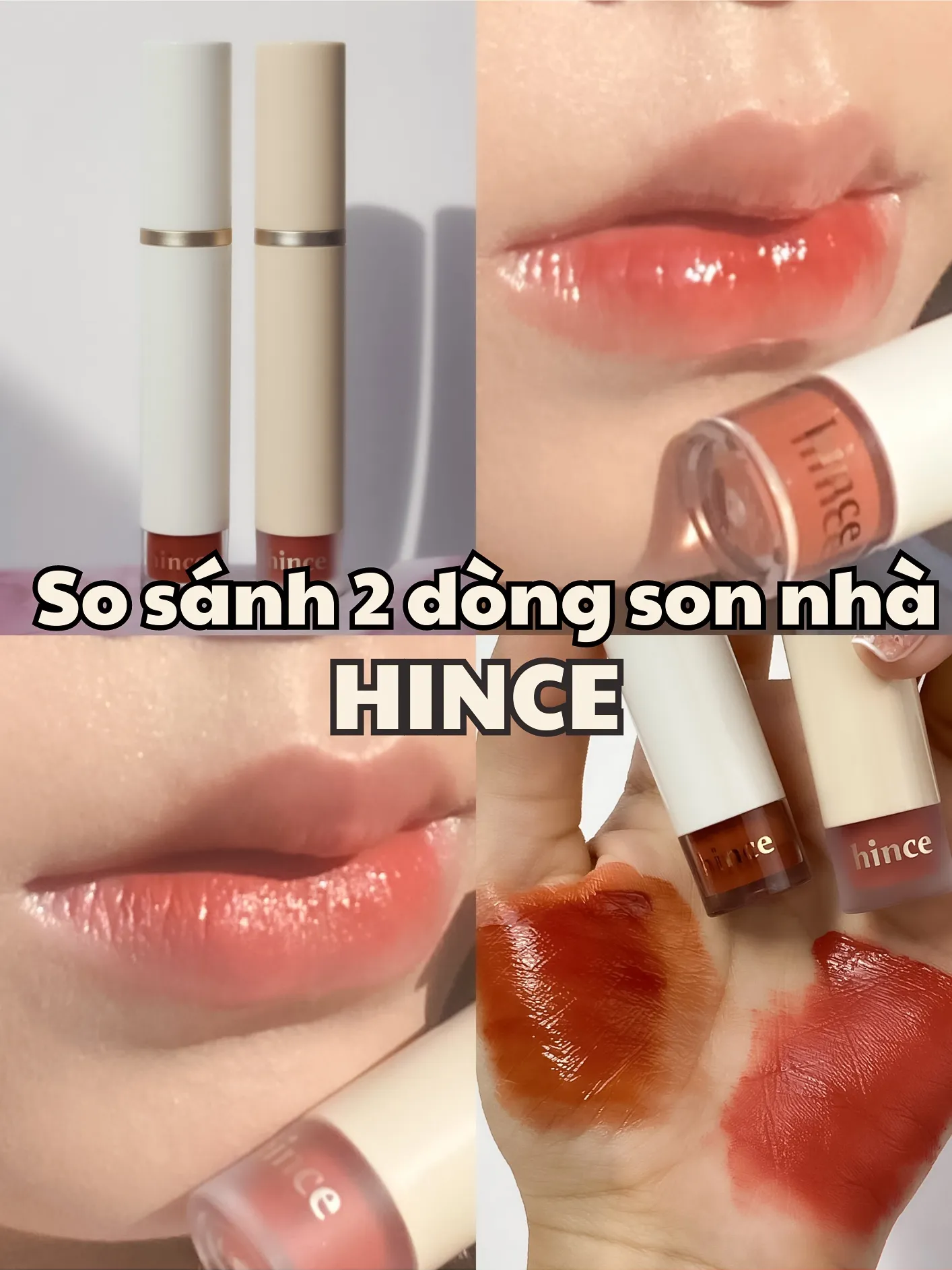 So sánh 2 dòng son nhà HINCE | แกลเลอรีที่โพสต์โดย FunThao175 | Lemon8