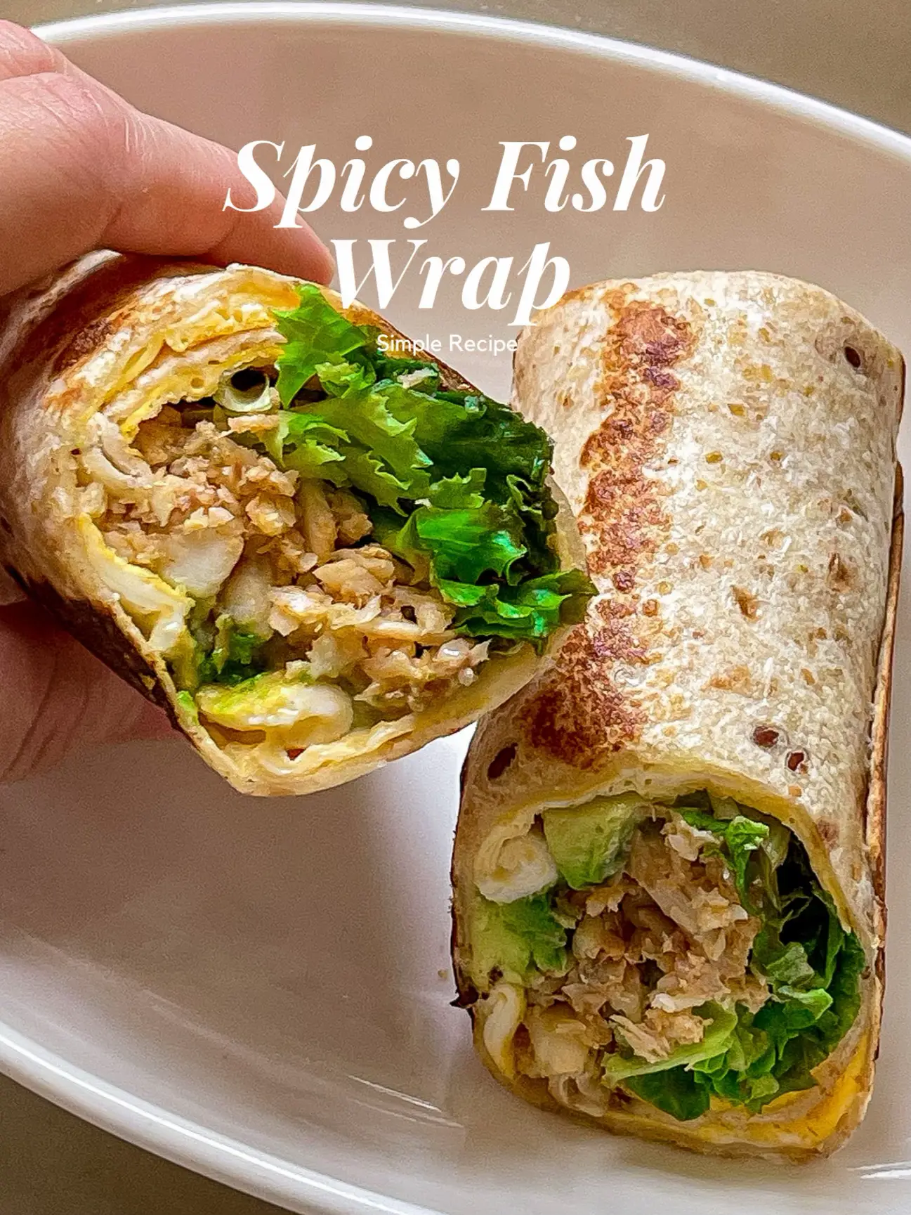 Healthy Wrap Recipe-Spicy Fish Tortilla😍 | Video diterbitkan oleh yomii ...