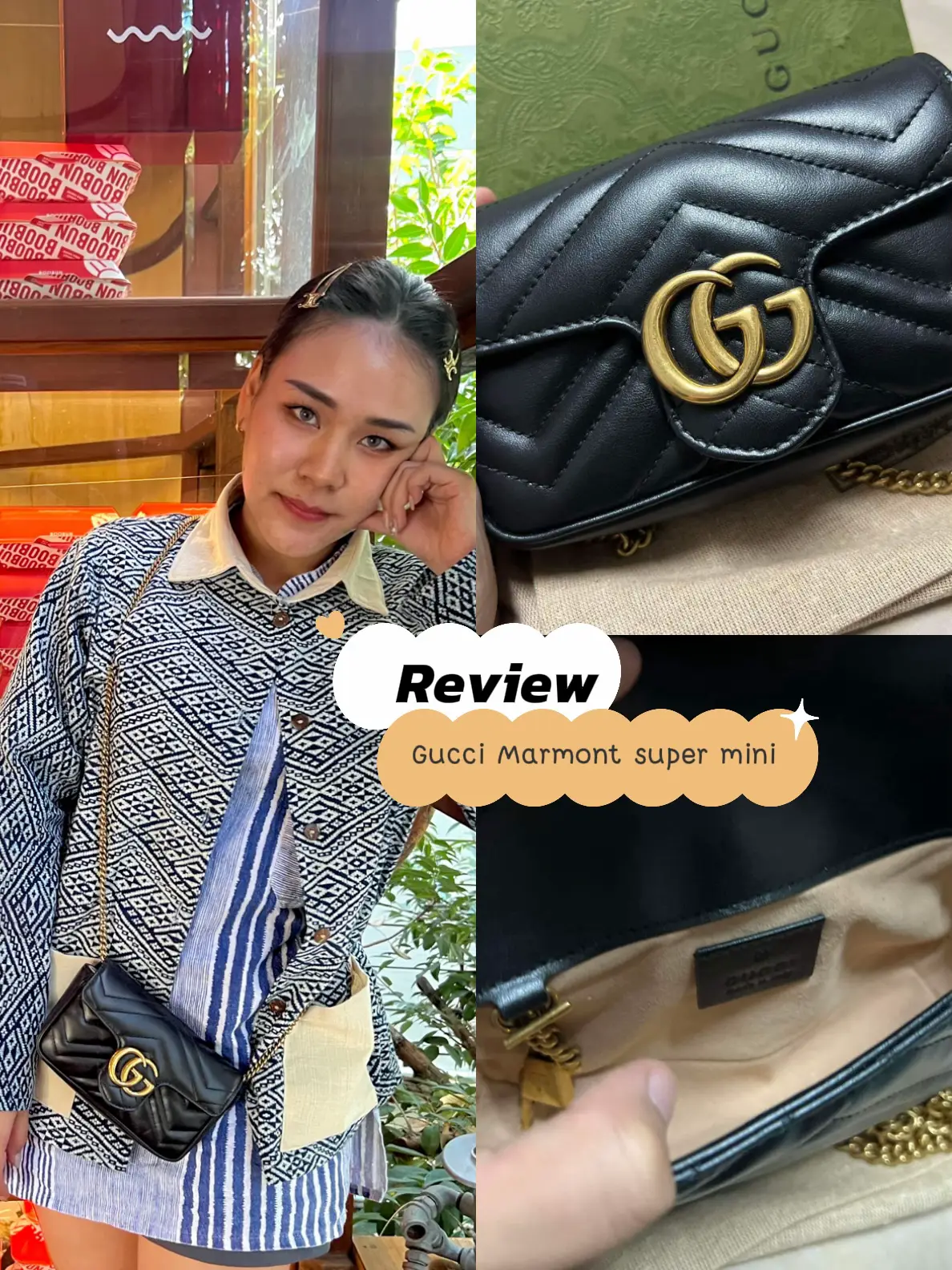 Gucci Marmont SuperMini | แกลเลอรีที่โพสต์โดย สักอยู่ชลบุรี〰️ | Lemon8