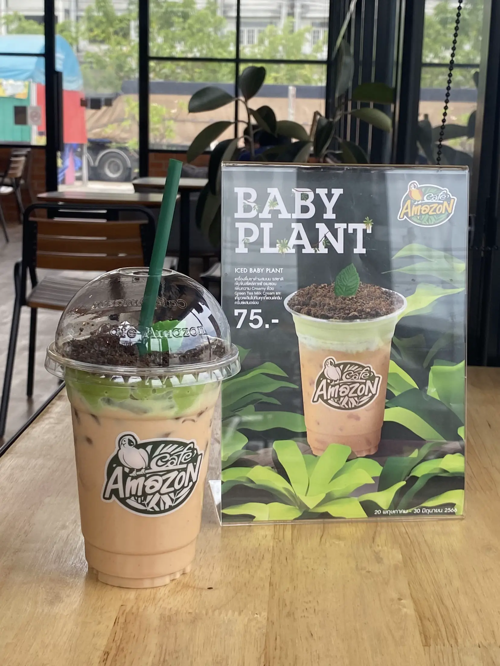 งานพาร์ทไทม์ : Amazon cafe 🦜🦜 | แกลเลอรีที่โพสต์โดย Wannidy | Lemon8