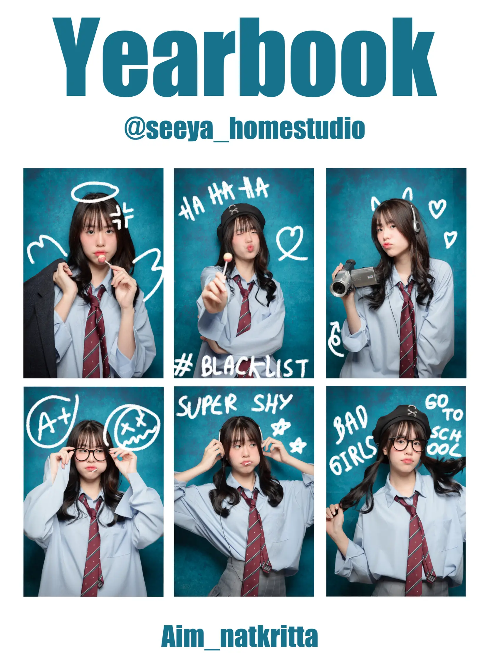 ตาม TREND พส จีน ถ่าย Yearbook กัน 💓 | แกลเลอรีที่โพสต์โดย Aimmika | Lemon8