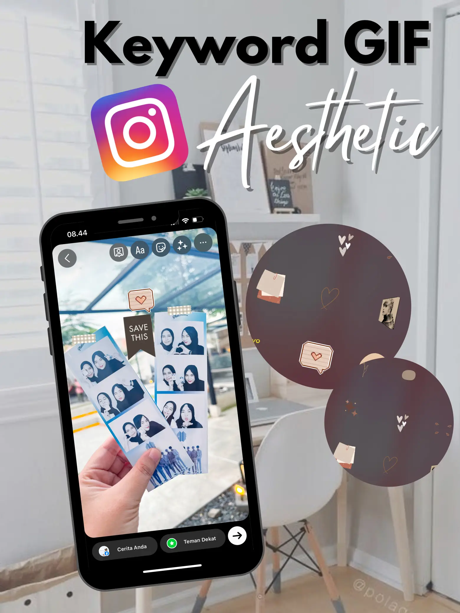 Rekomendasi Keyword GIF Instagram Aesthetic | Galeri diposting oleh ...