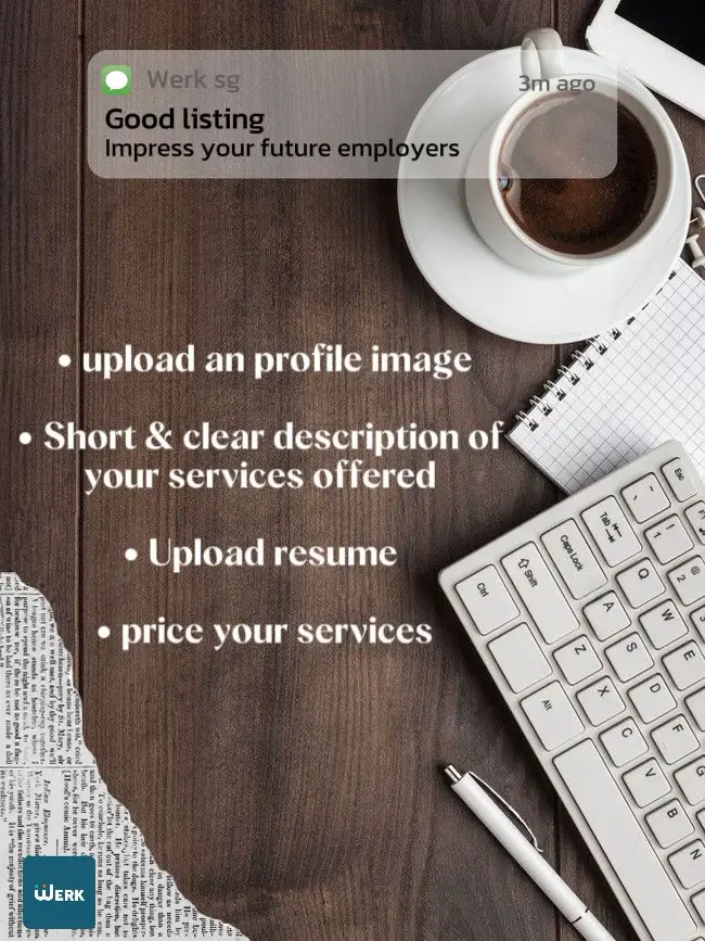 Tips on how to make a good listing | แกลเลอรีที่โพสต์โดย Werk.SG | Lemon8