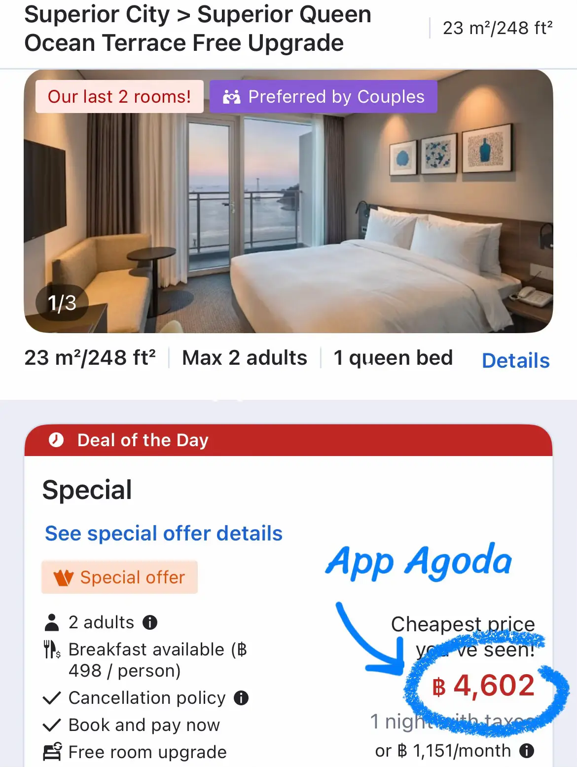 รีวิวจองโรงแรมใน Agoda ผ่านบัตร KTC-Agoda Mastercard | แกลเลอรีที่โพสต์โดย Nam Phung | Lemon8