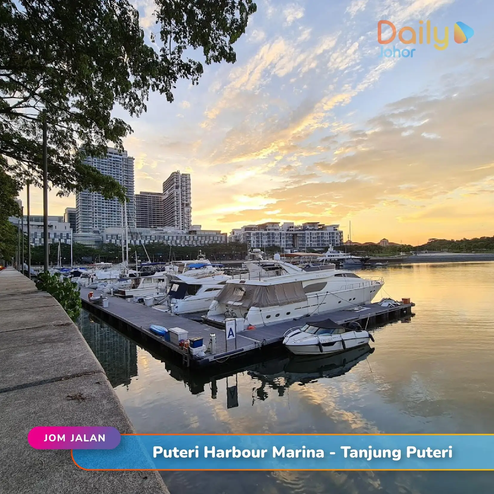 📍 Puteri Harbour Marina, Tanjung Puteri | Galeri disiarkan oleh Daily ...