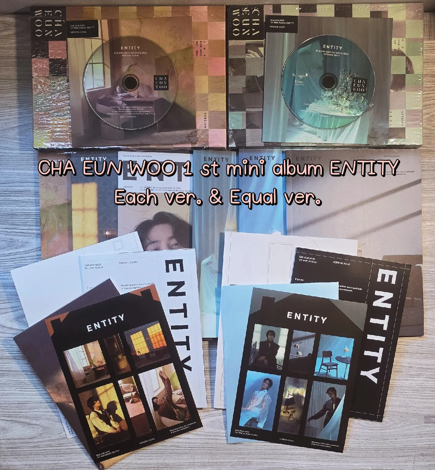 Unboxing CHA EUN WOO 1 st mini album ENTITY | แกลเลอรีที่โพสต์โดย ⚝ ...