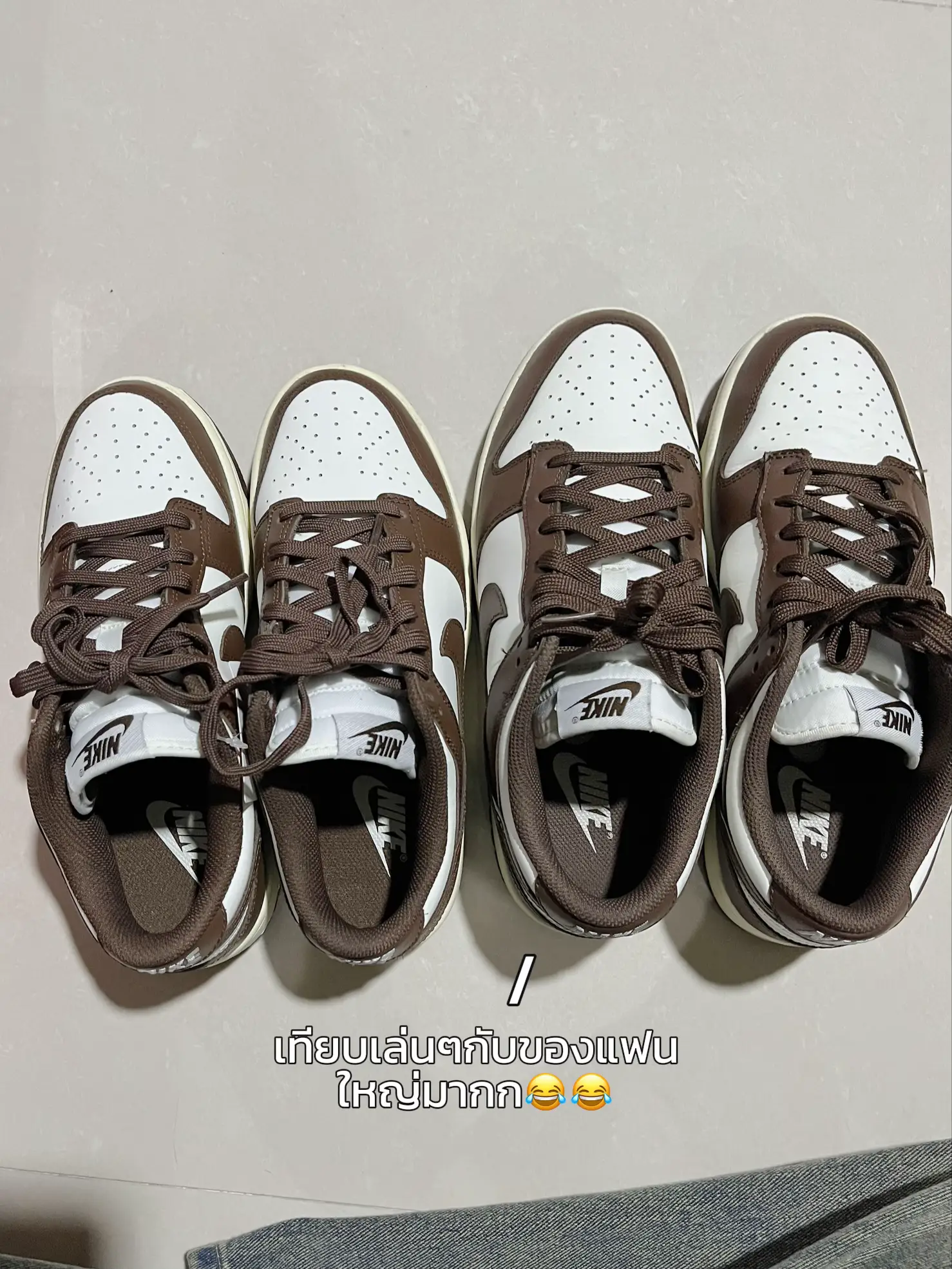 ป้ายยา Nike Dunk Low Cocao wow🌟🤎 | น้ำตาลที่ถูกต้อง!🤩 | แกลเลอรีที่ ...