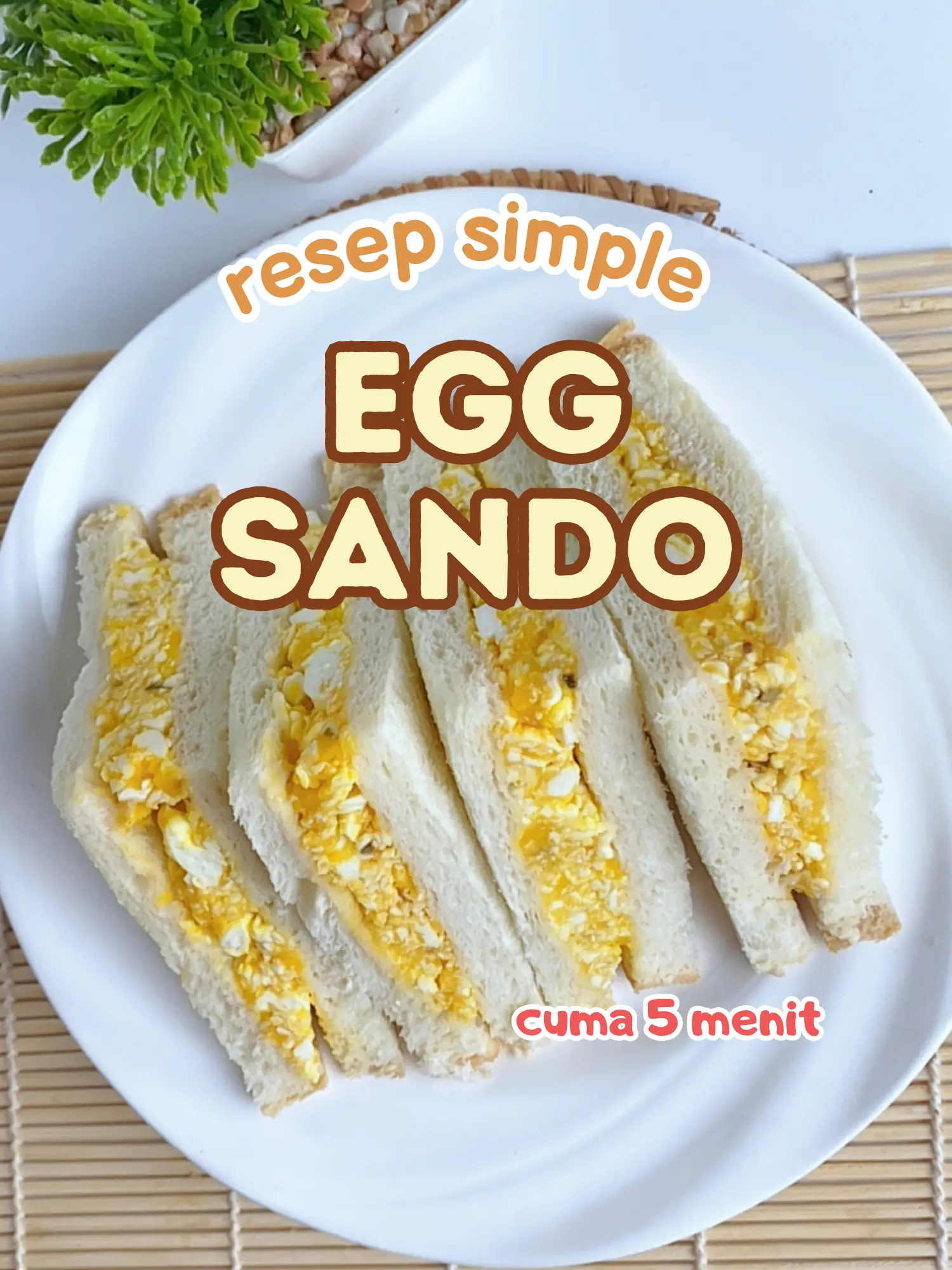 EGG SANDO ~ ide bekal simple | Video dipublikasikan oleh yensfitjournal ...