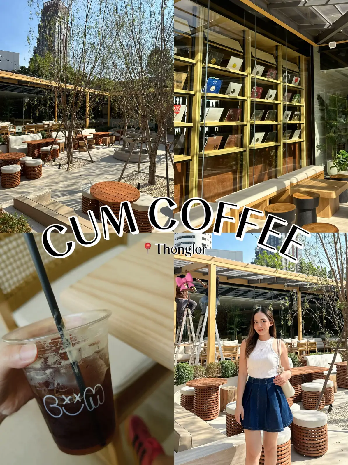 CUM COFFEE | คาเฟ่ทองหล่อเปิดใหม่ล่าสุด📍 | แกลเลอรีที่โพสต์โดย hello world | Lemon8