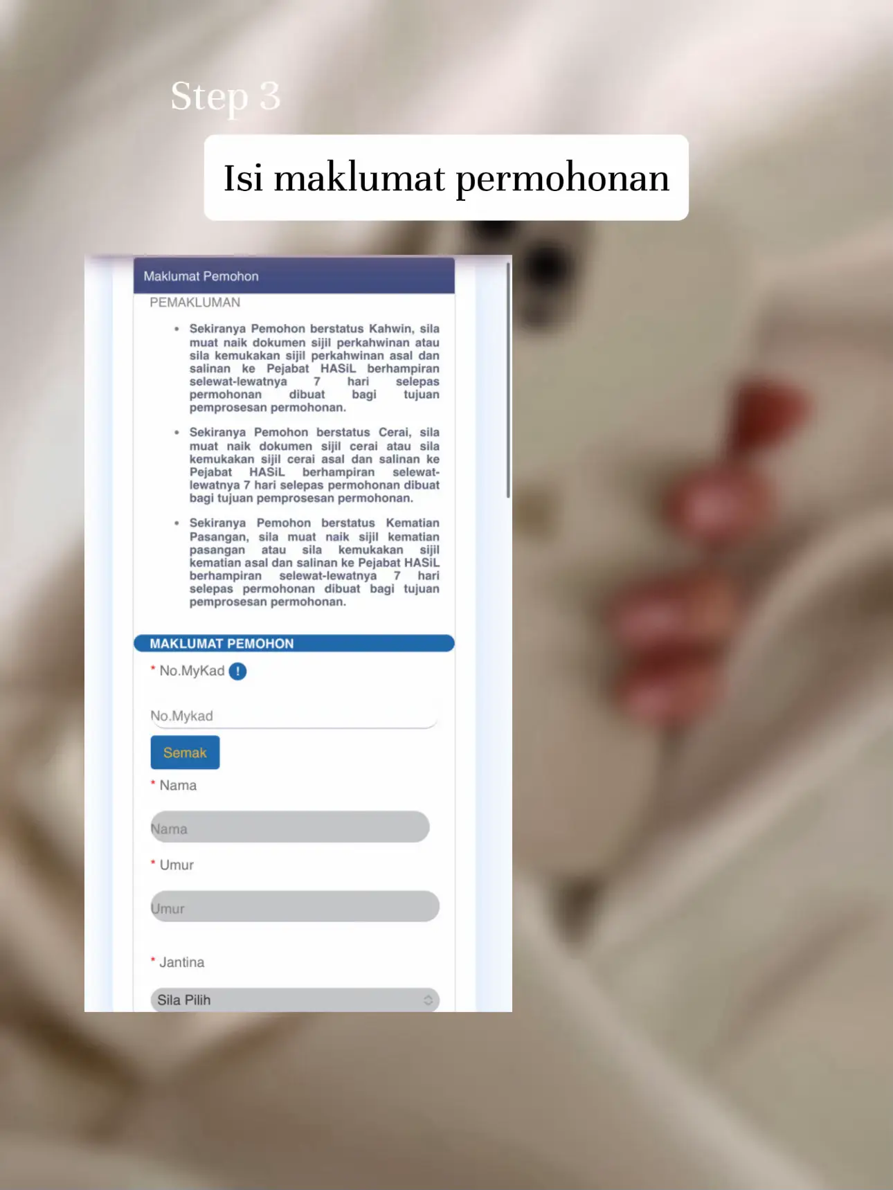 Jom mohon Bantuan Str 2024 | Galeri disiarkan oleh Azzirarazak | Lemon8