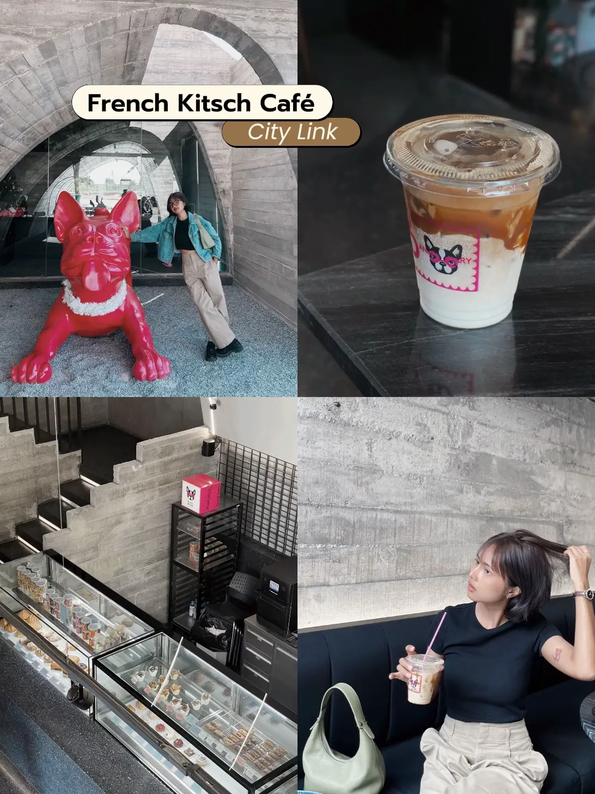 French Kitsch Café (City Link) ☕️ | แกลเลอรีที่โพสต์โดย นวยนะเนย | Lemon8