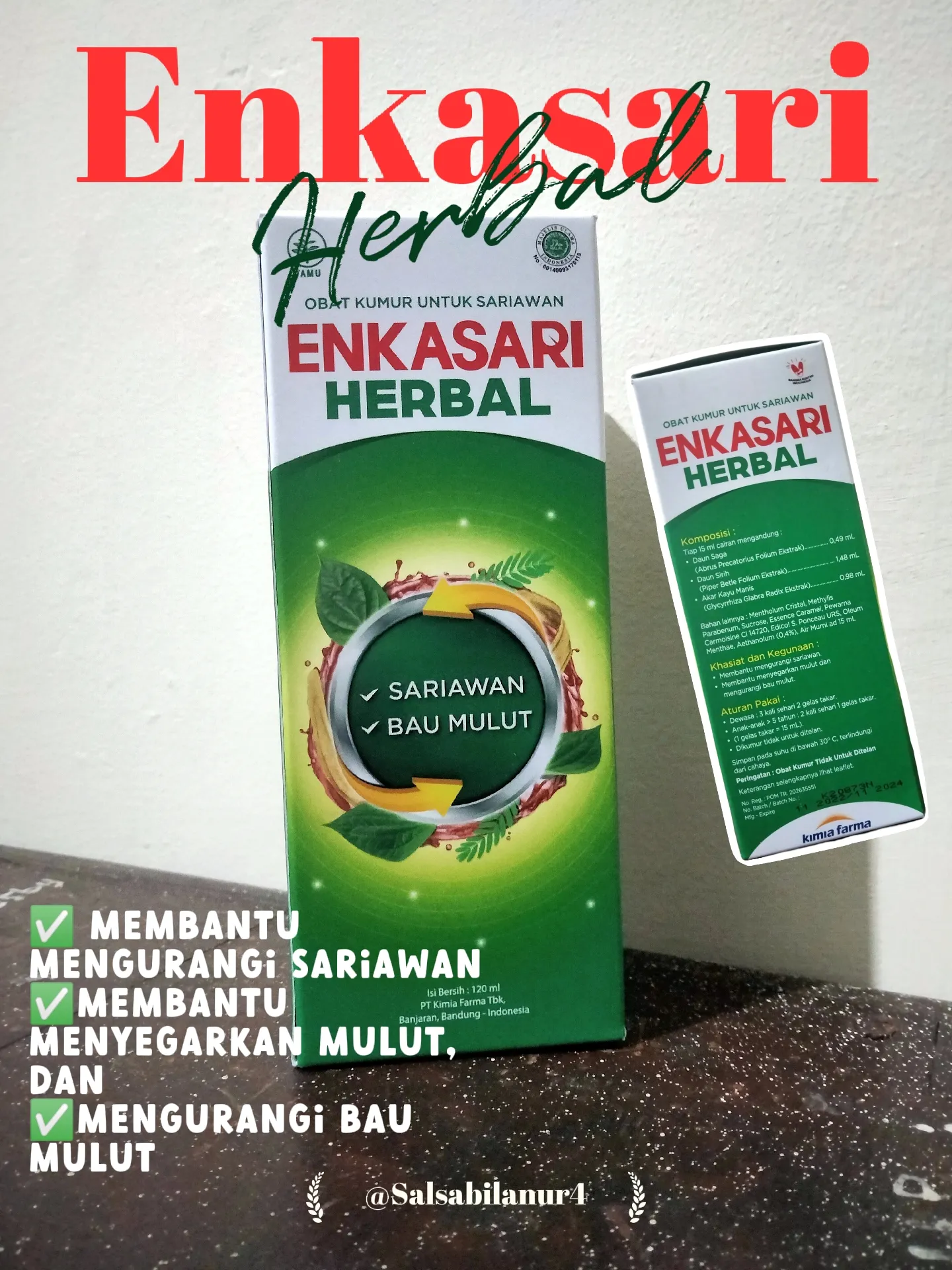 Obat kumur sariawan dan bau mulut | Galeri diposting oleh Salsabila Nur ...