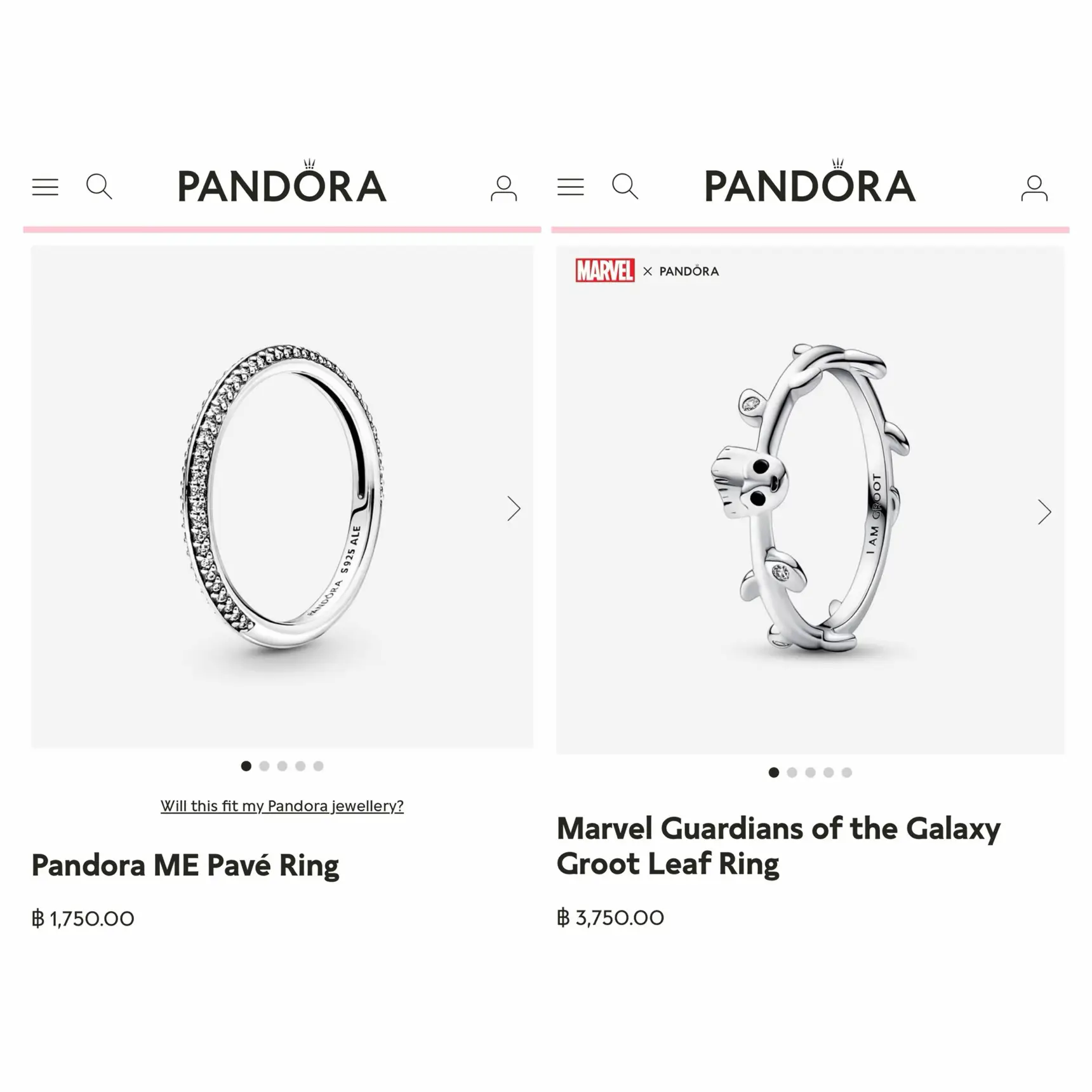 แหวน Pandora สำหรับหนุ่มๆ ในงบ 5,000฿ มีทอน | แกลเลอรีที่โพสต์โดย ...