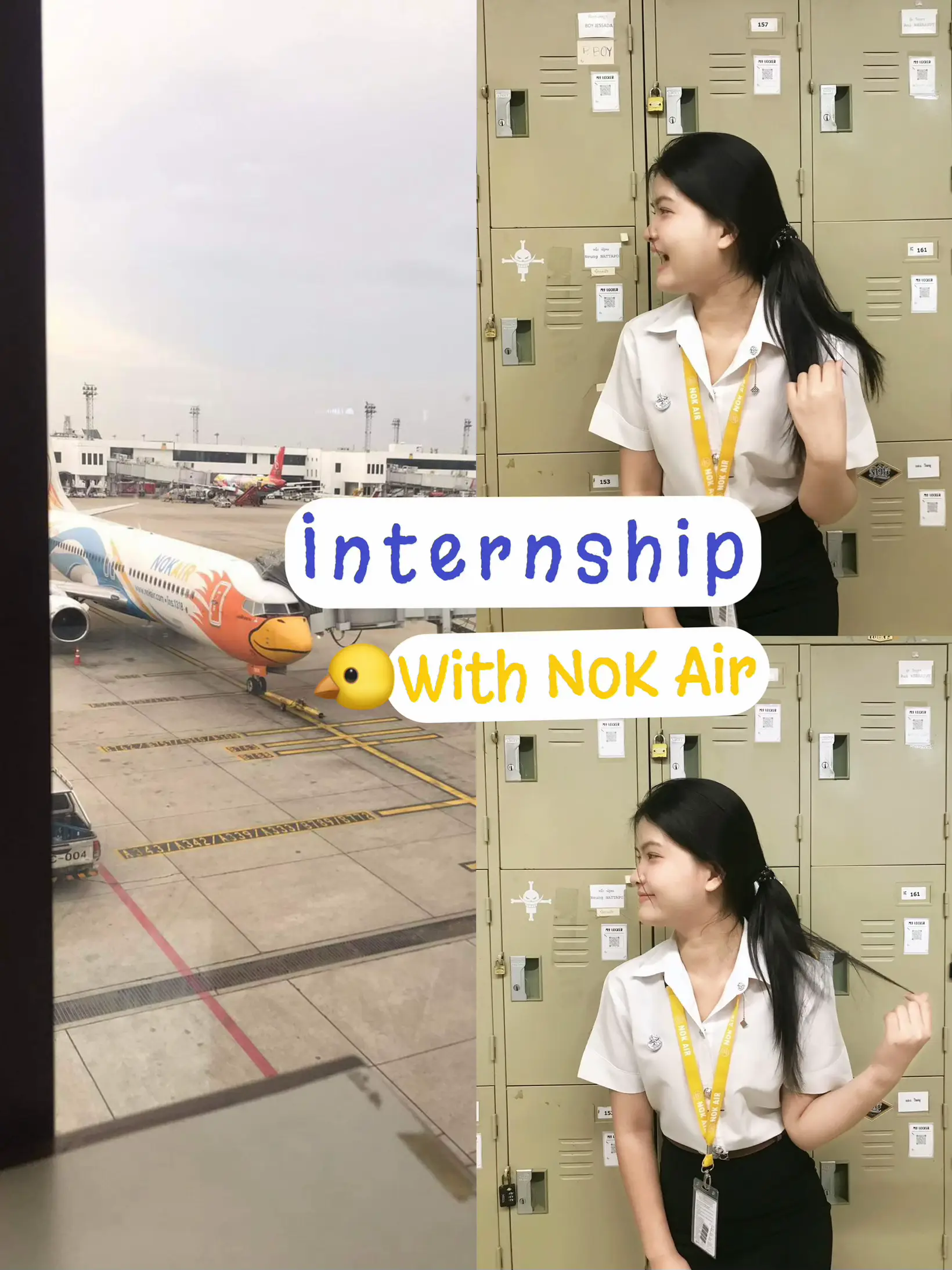 รีวิว ฝึกงานสายการบิน Nok Air | แกลเลอรีที่โพสต์โดย aui | Lemon8
