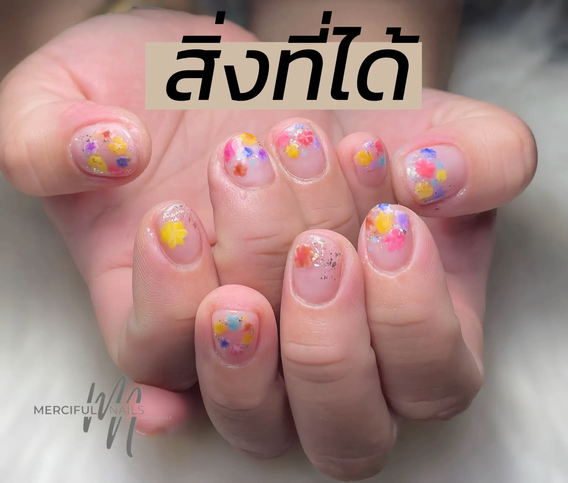 📌เมื่อทำเล็บไม่ตรงเรฟ📌 | แกลเลอรีที่โพสต์โดย Merciful•nail | Lemon8
