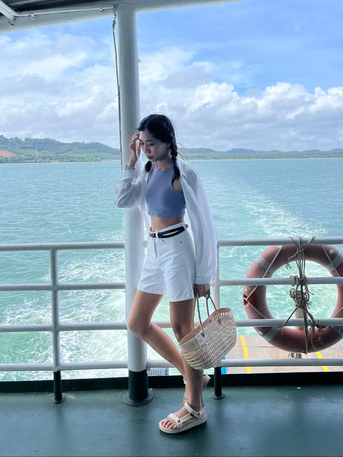 4 looks : beach outfits น่ารักไม่โป๊ | แกลเลอรีที่โพสต์โดย 💘 JANECHN | Lemon8