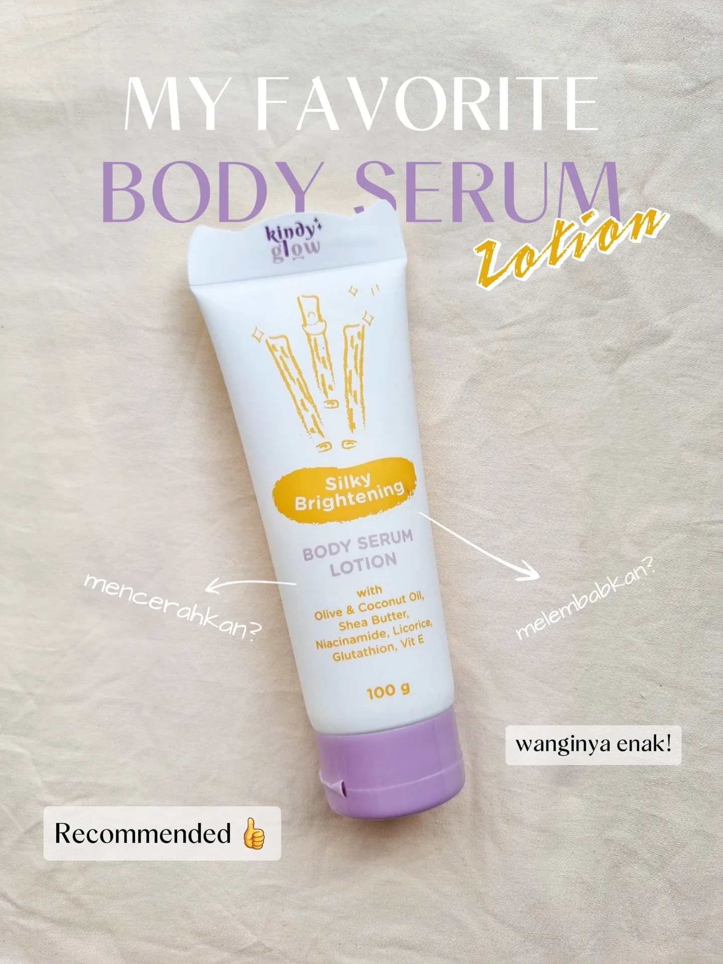 My favorite body serum lotion wangi banget😍 | Galeri diposting oleh Nofita Ry | Lemon8
