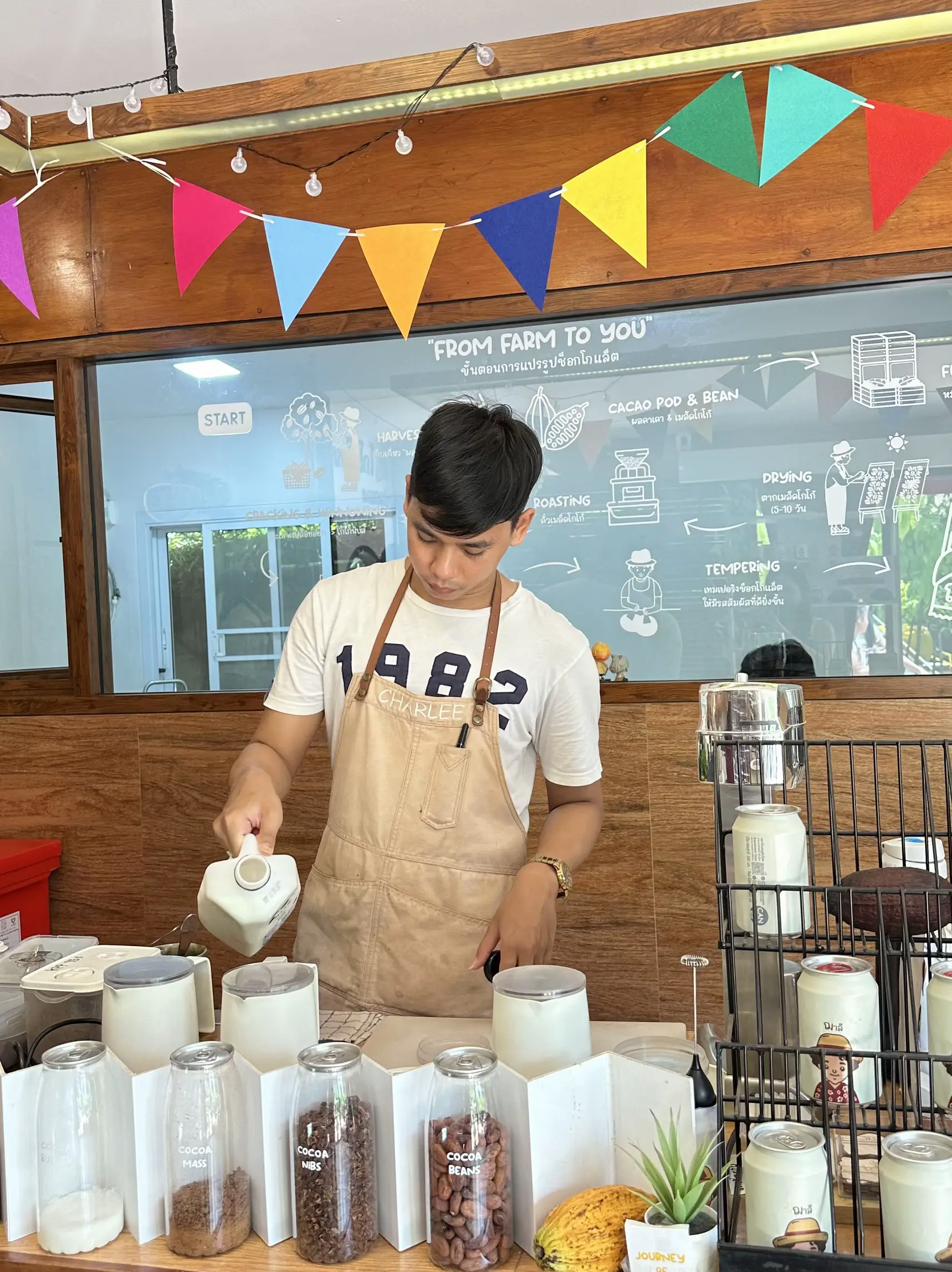 โกโก้ไทย ที่ได้รางวัลระดับโลก 📍Charlee Choco&Cocoa 🍫🥤 | แกลเลอรีที่ ...
