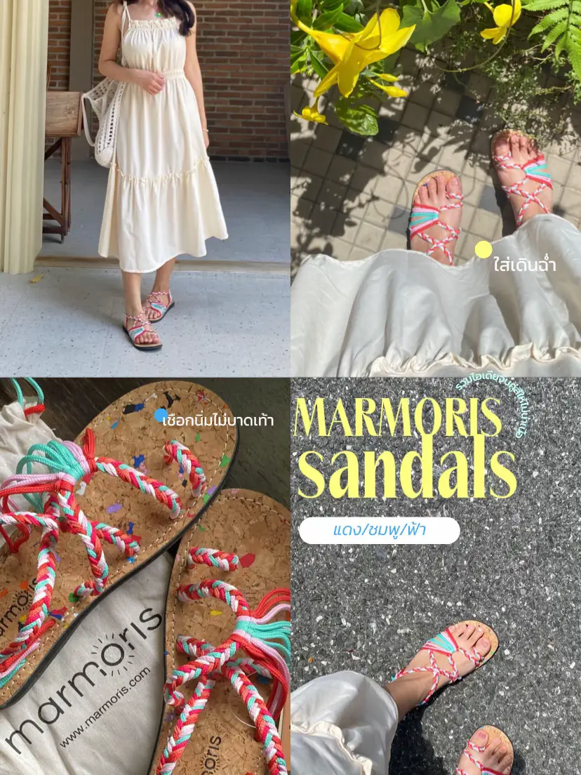 รองเท้าแตะแฮนด์เมด Marmoris.sandals | แกลเลอรีที่โพสต์โดย Kate | Lemon8