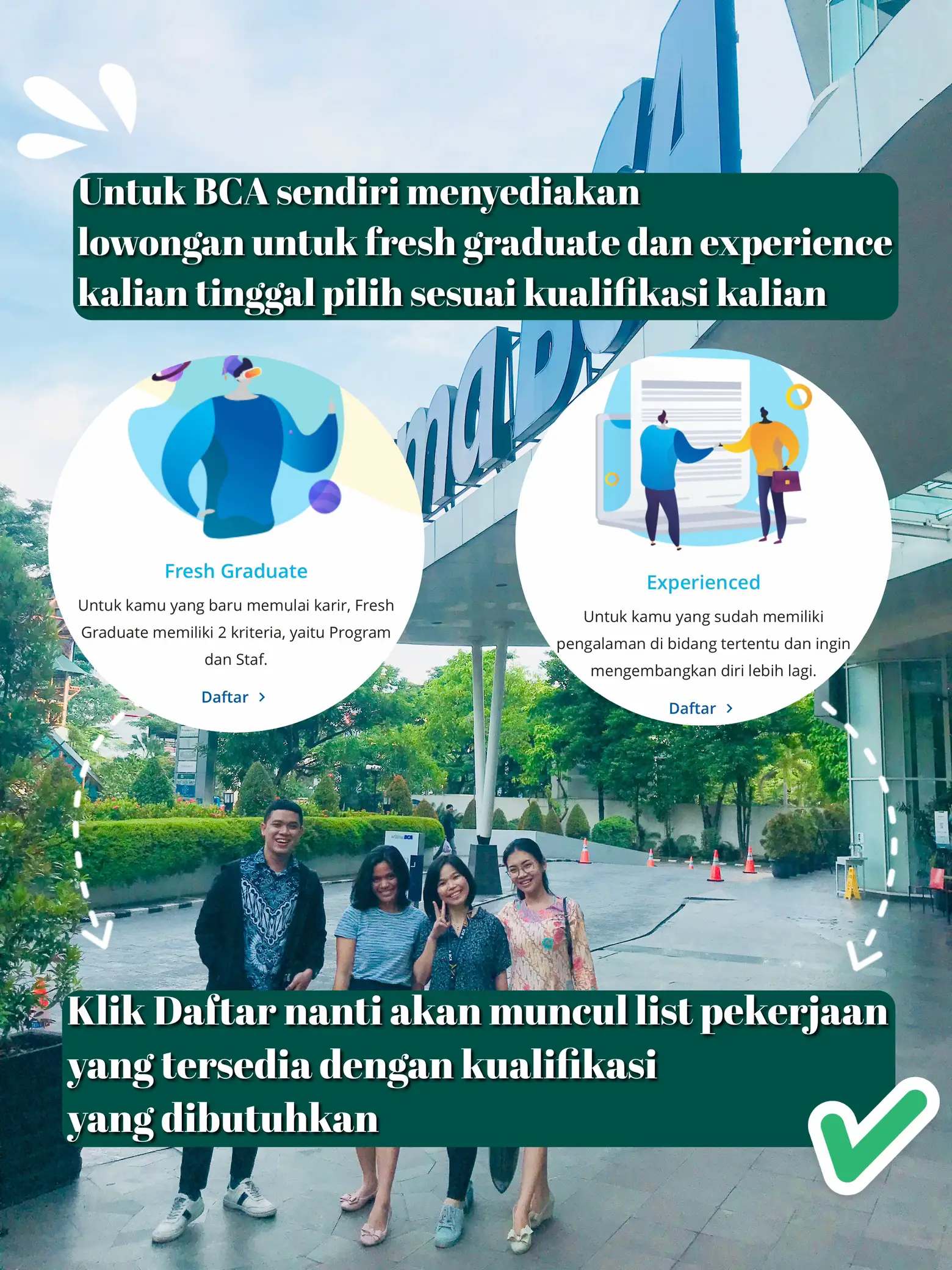 TIPS KARIR! CARA AKU BISA KERJA DI BCA | Galeri diposting oleh ...