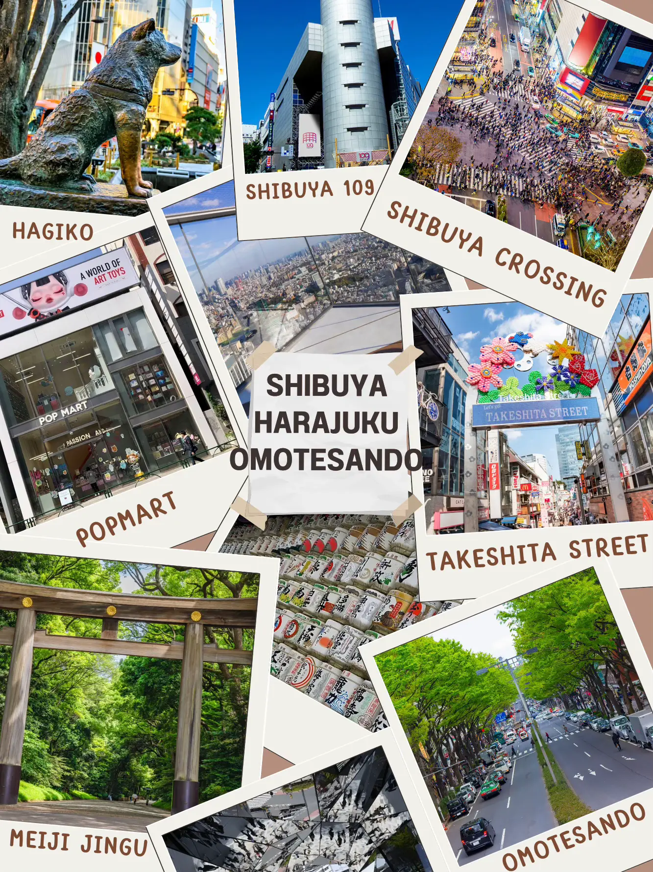 📍 Shibuya, Harajuku, Omotesando ไปโตเกียวต้องเช็คอินที่นี่ | แกลเลอรี ...